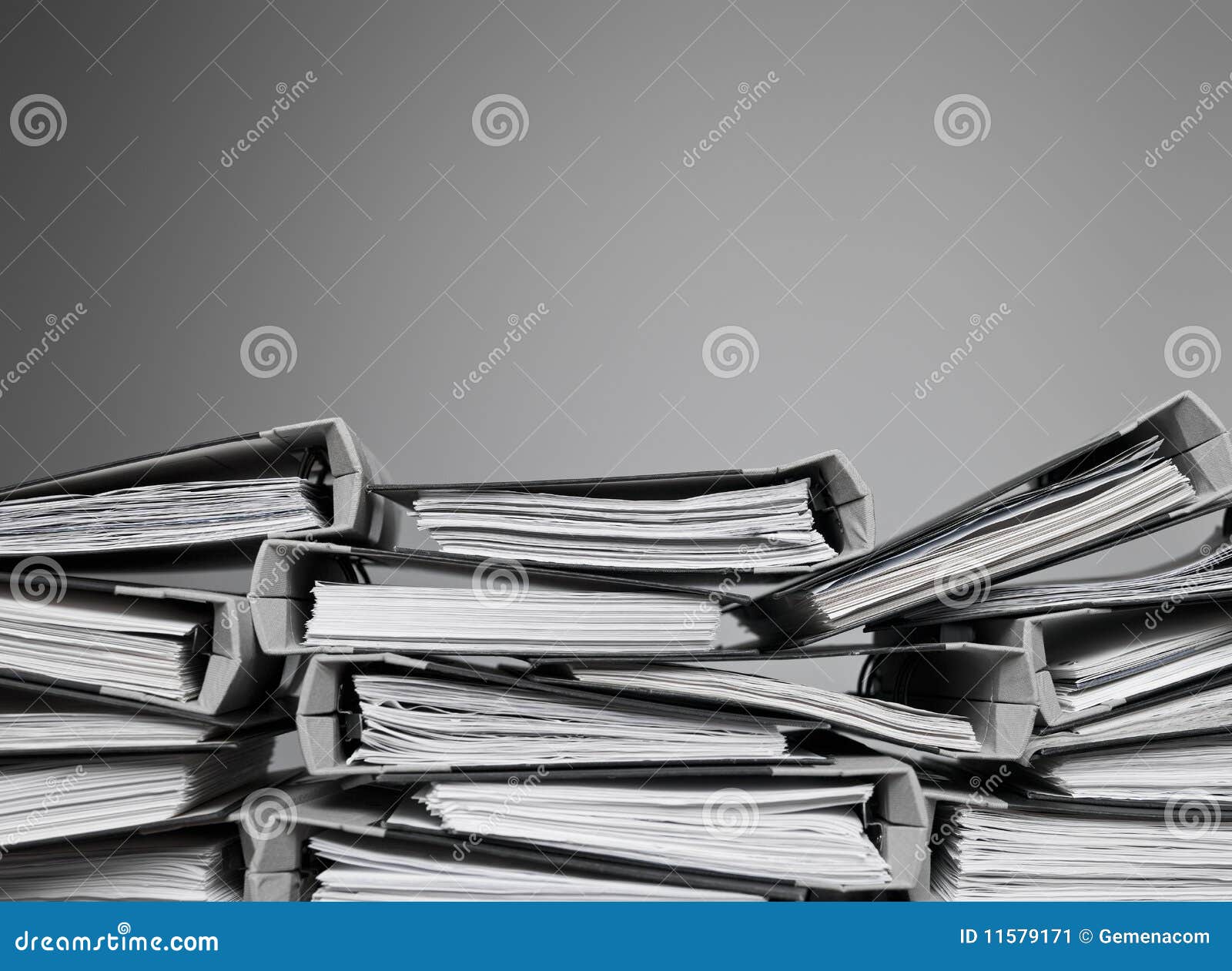 Files Stacked On A Desk Royalty-Free Stock Photography | CartoonDealer ...