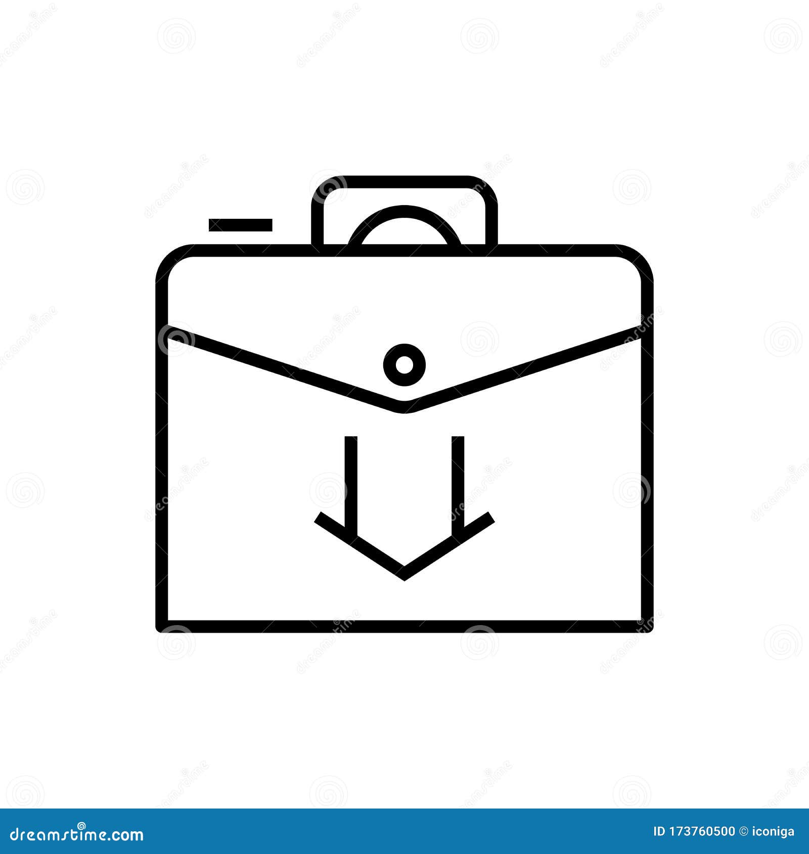 Files Storage Line Icon, Concept Sign, Outline Vector Illustration ...