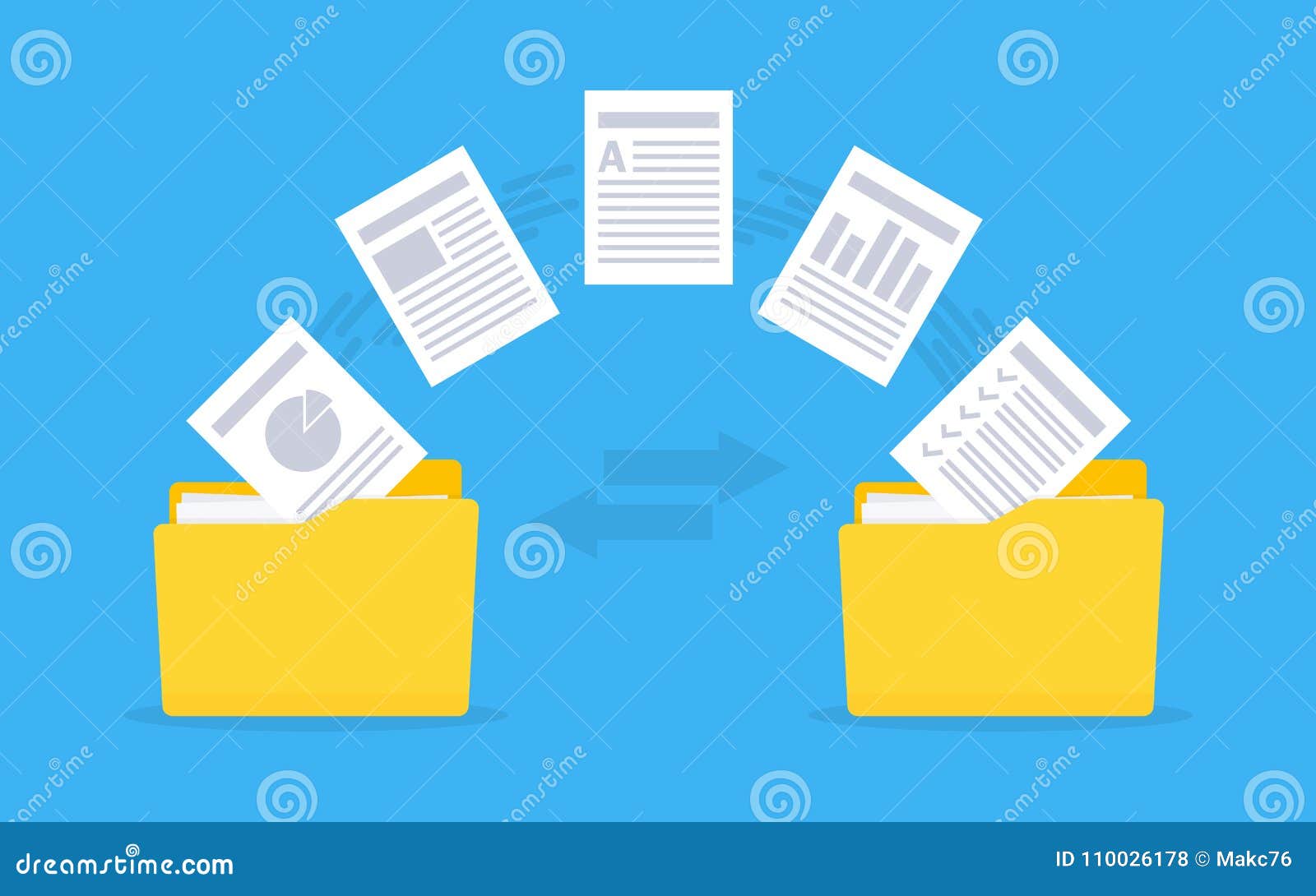 Transfer Documents Stock Illustration | CartoonDealer.com #12184801