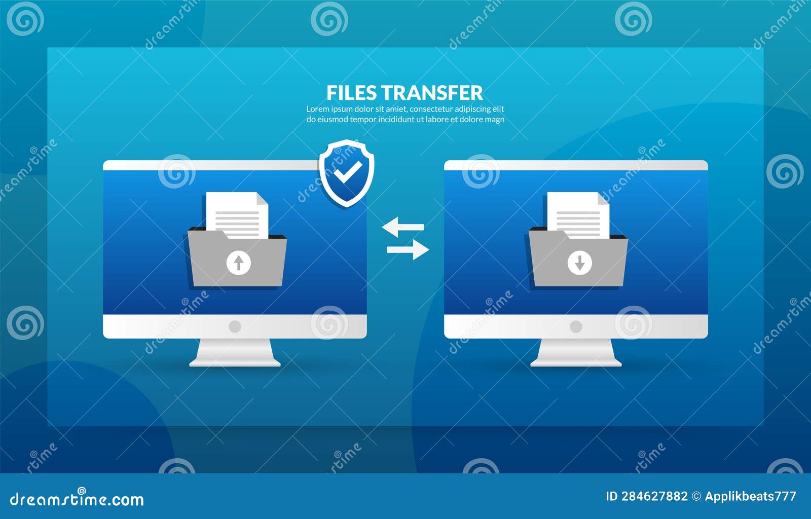 Files Transfer between Desktop and Desktop, Security Data Transmission ...