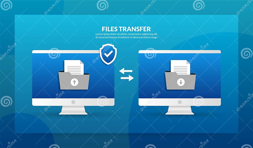 Files Transfer between Desktop and Desktop, Security Data Transmission ...