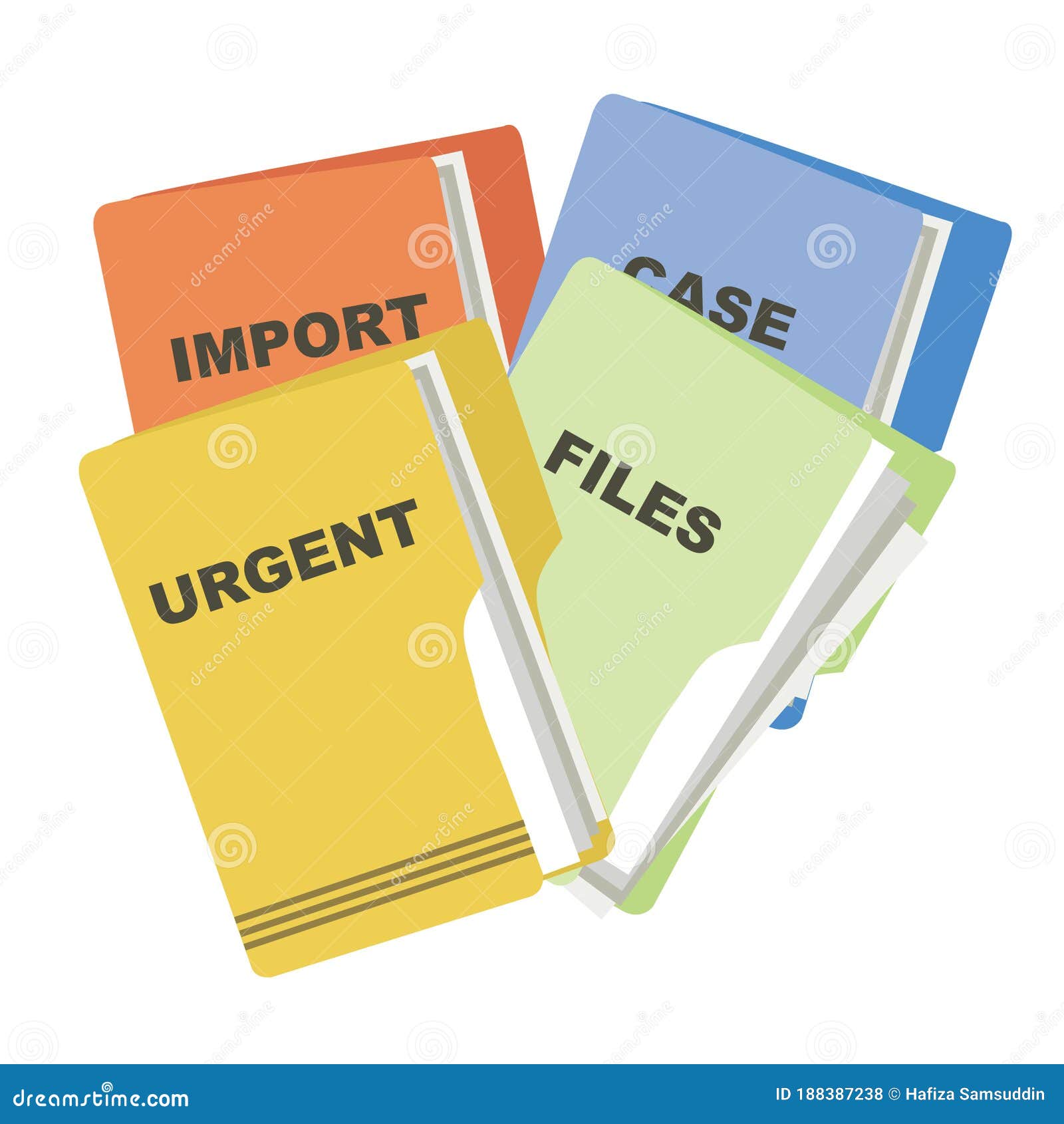 Files. Vector Illustration Decorative Design Stock Vector ...