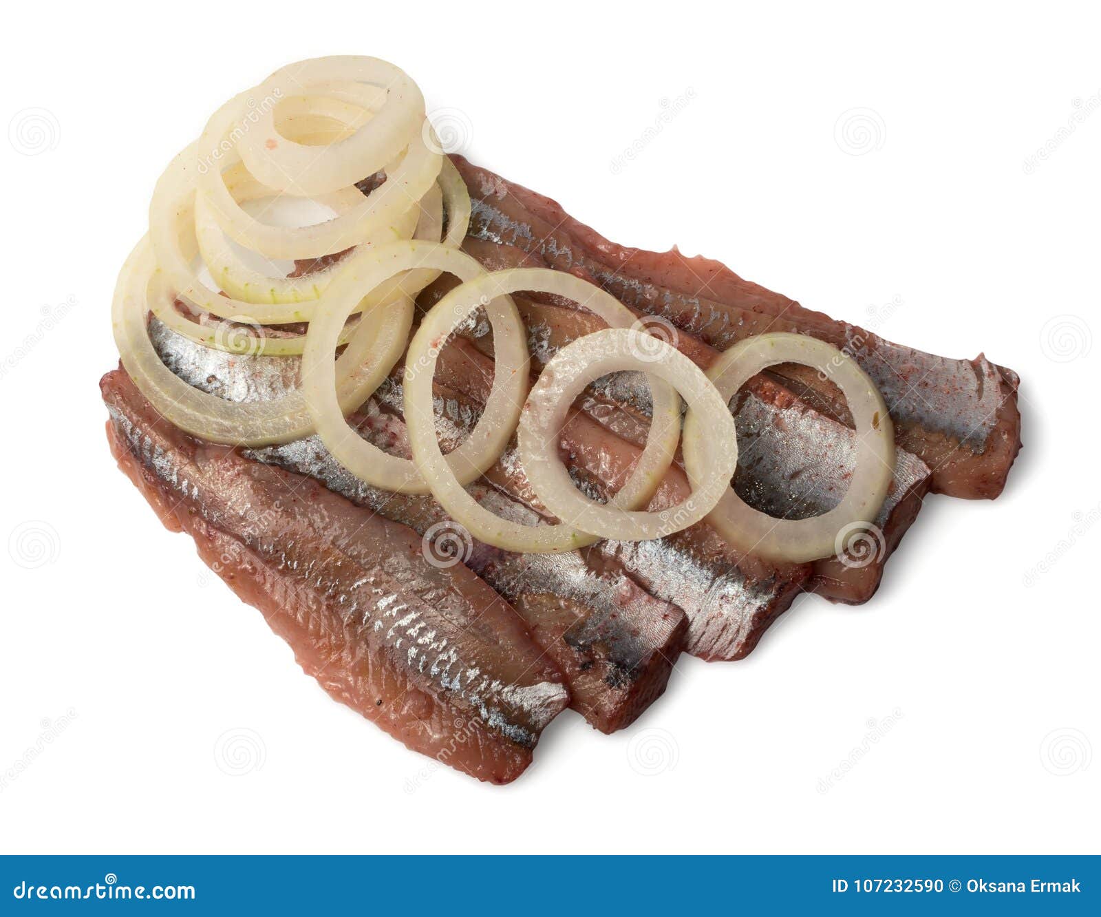 Filet D'anchois D'isolement Photo stock - Image du fond, délicieux ...