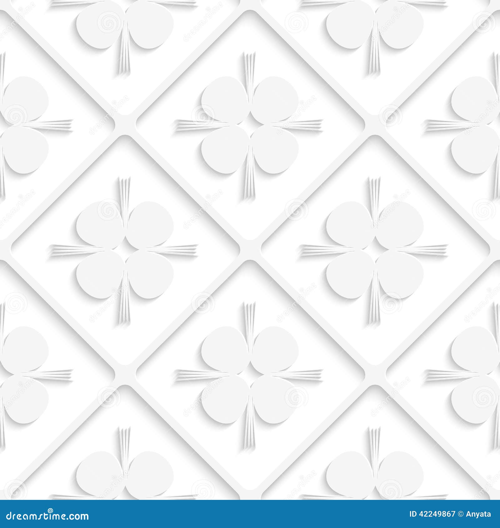 Filet Diagonal De Place Blanche Et Modèle Pointu De Formes Illustration ...