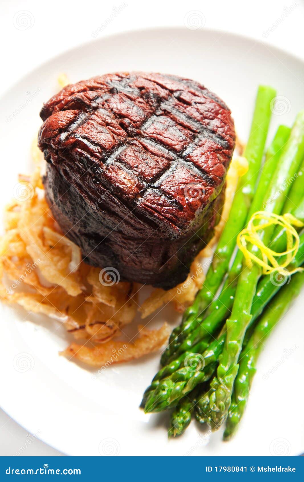 Filet Mignon stock image. Image of white, beef, crispy - 17980841
