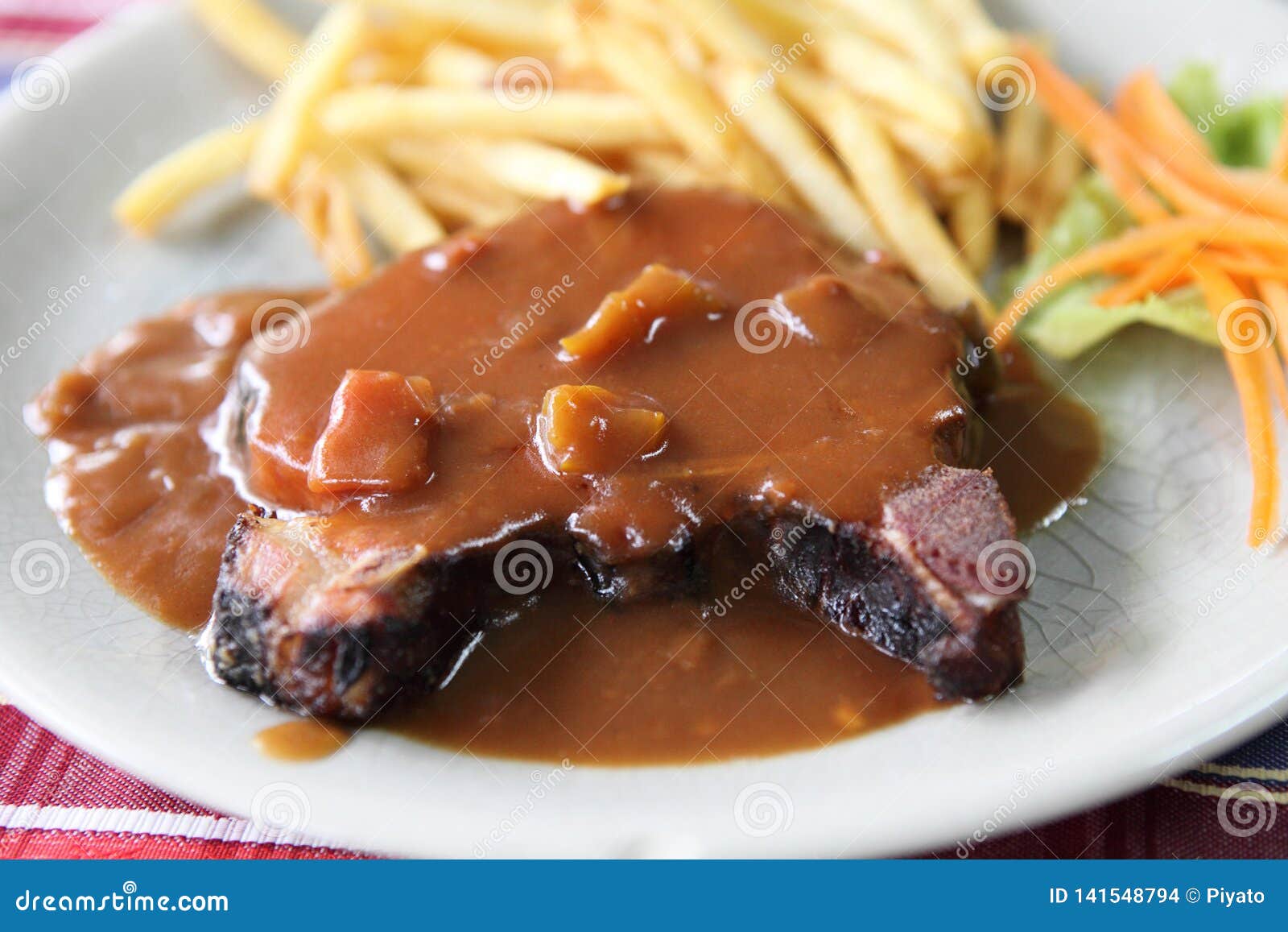 Filet mignon beef steak stock photo. Image of carrot - 141548794