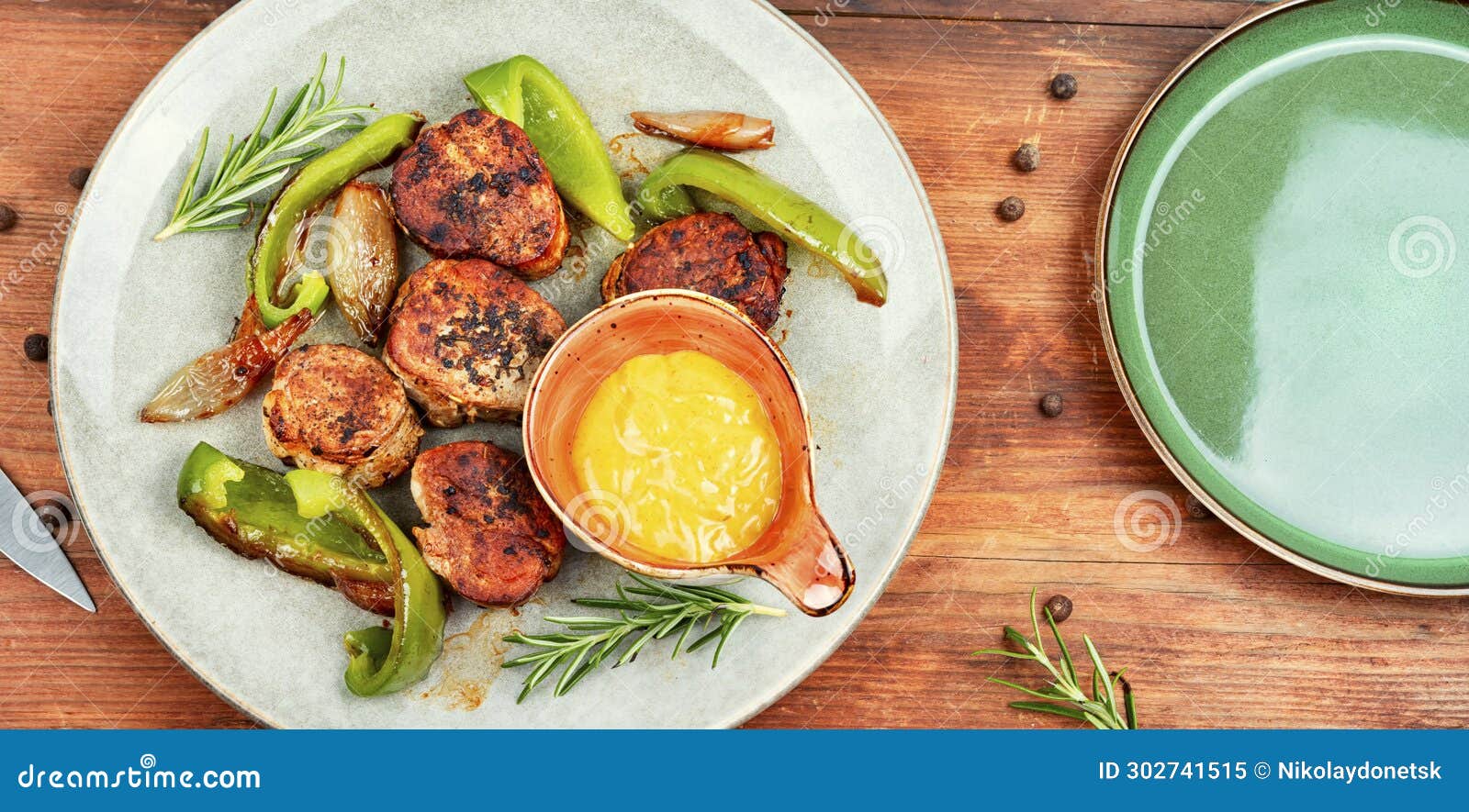 Filet Mignon Steak from Pork Tenderloin Stock Image - Image of steak ...