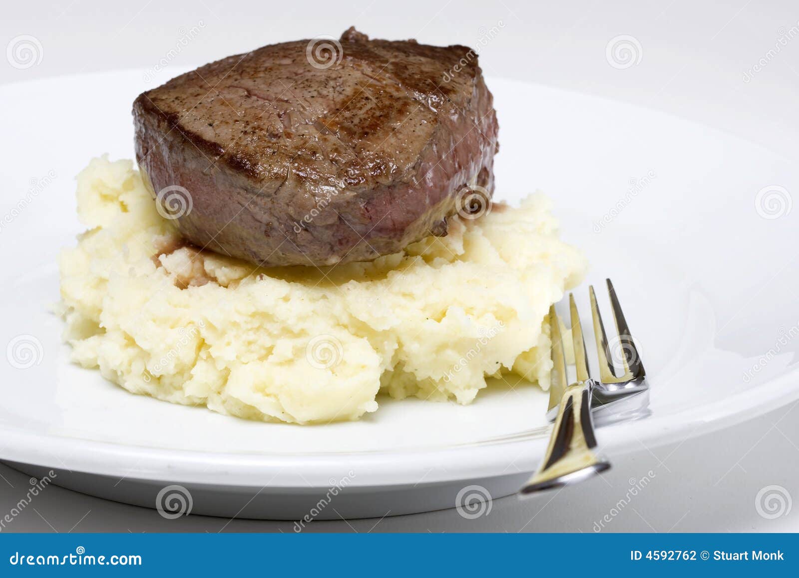 Filet steak stock photo. Image of cutlery, cooking, eating - 4592762