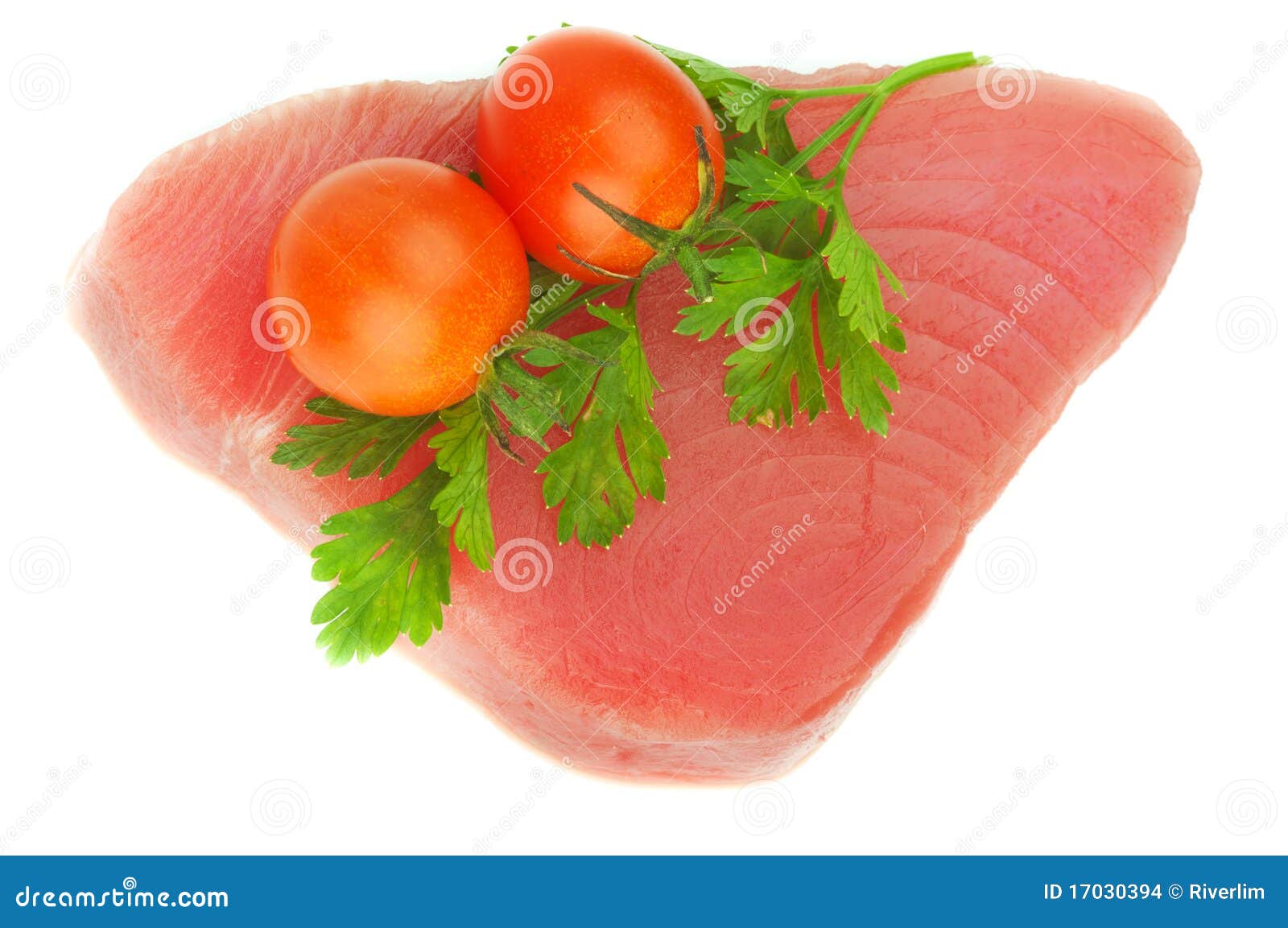 Filet of tuna stock photo. Image of tasteful, parsley - 17030394