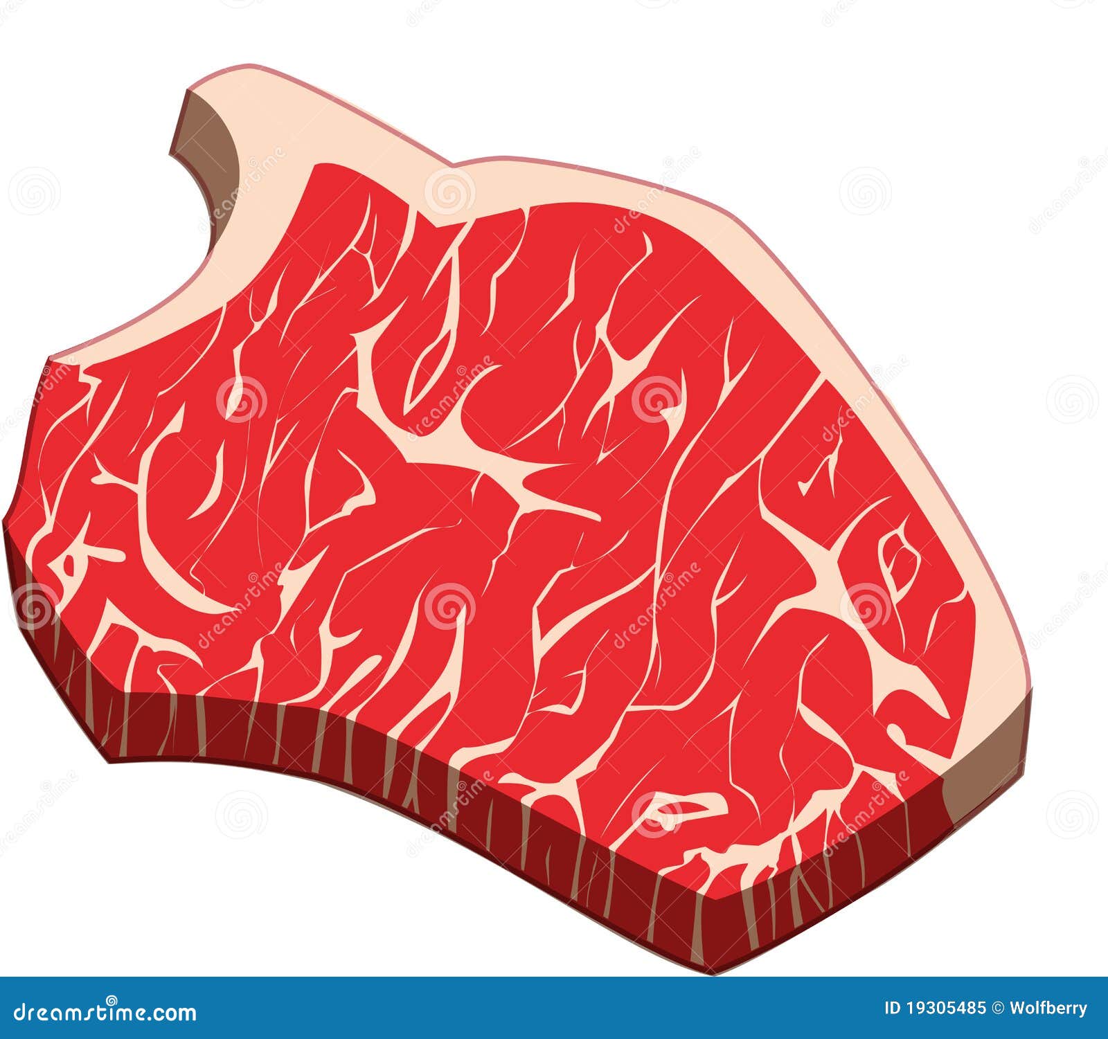 Filete ilustración del vector. Ilustración de ganados - 19305485