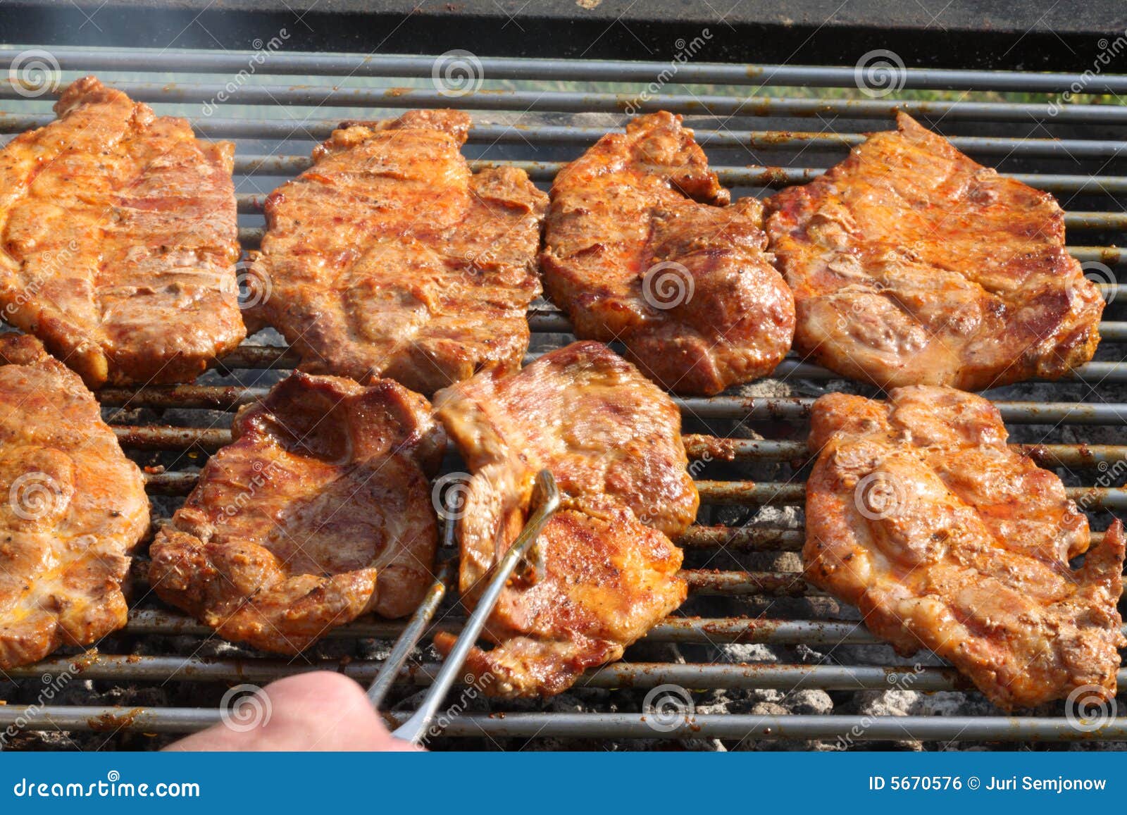 Filete asado a la parilla. foto de archivo. Imagen de especias - 5670576