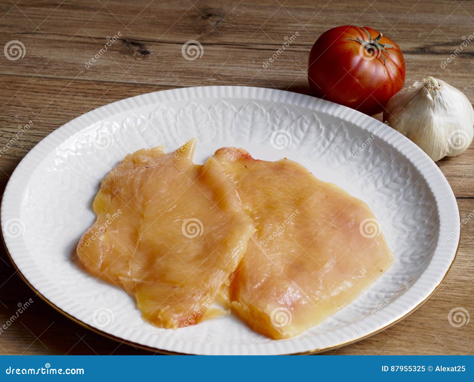 Filete Crudo Del Pollo Del Pecho Imagen de archivo - Imagen de ...