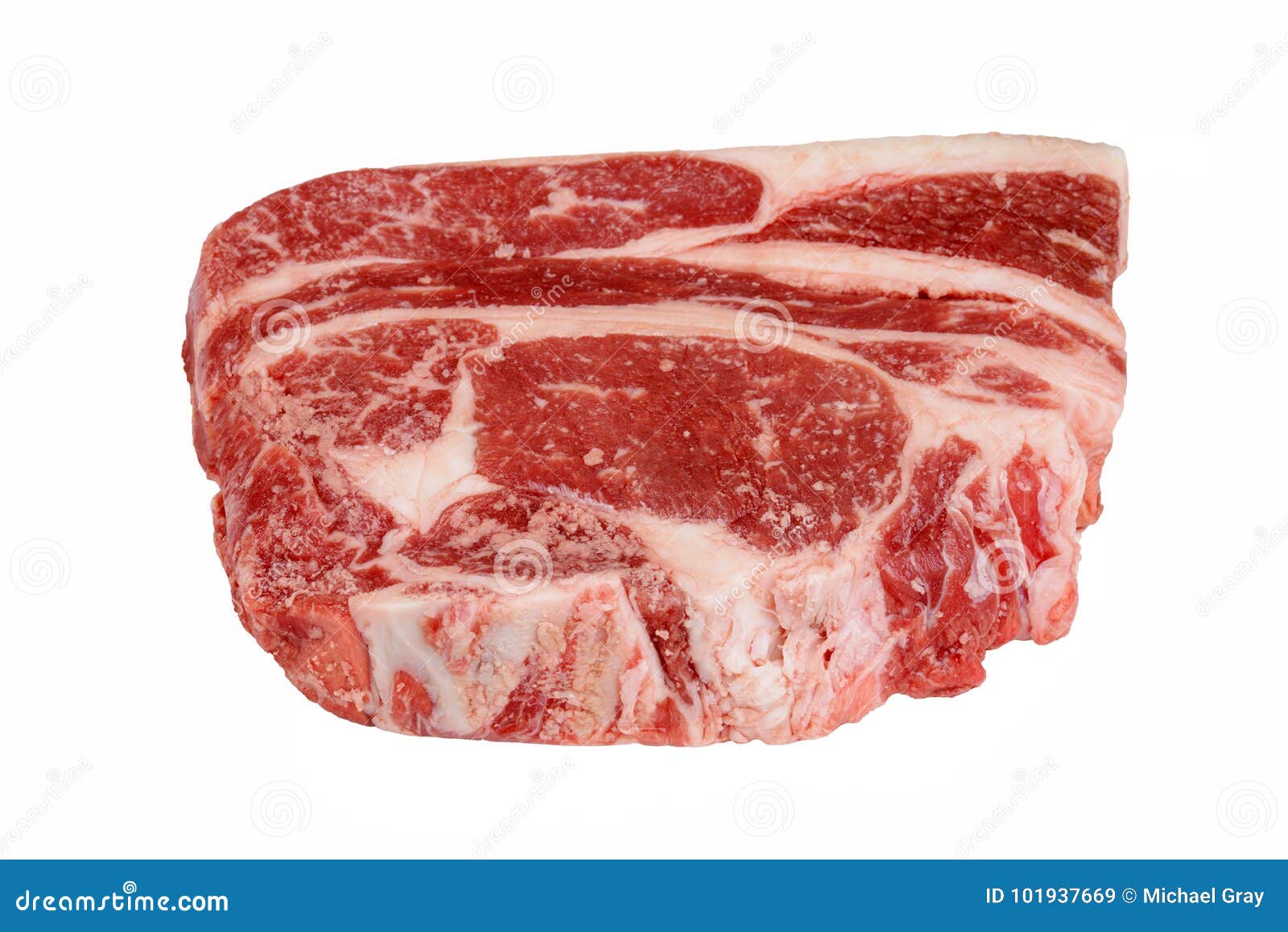 Filete Crudo Del Ribeye Del Primer Imagen de archivo - Imagen de ...