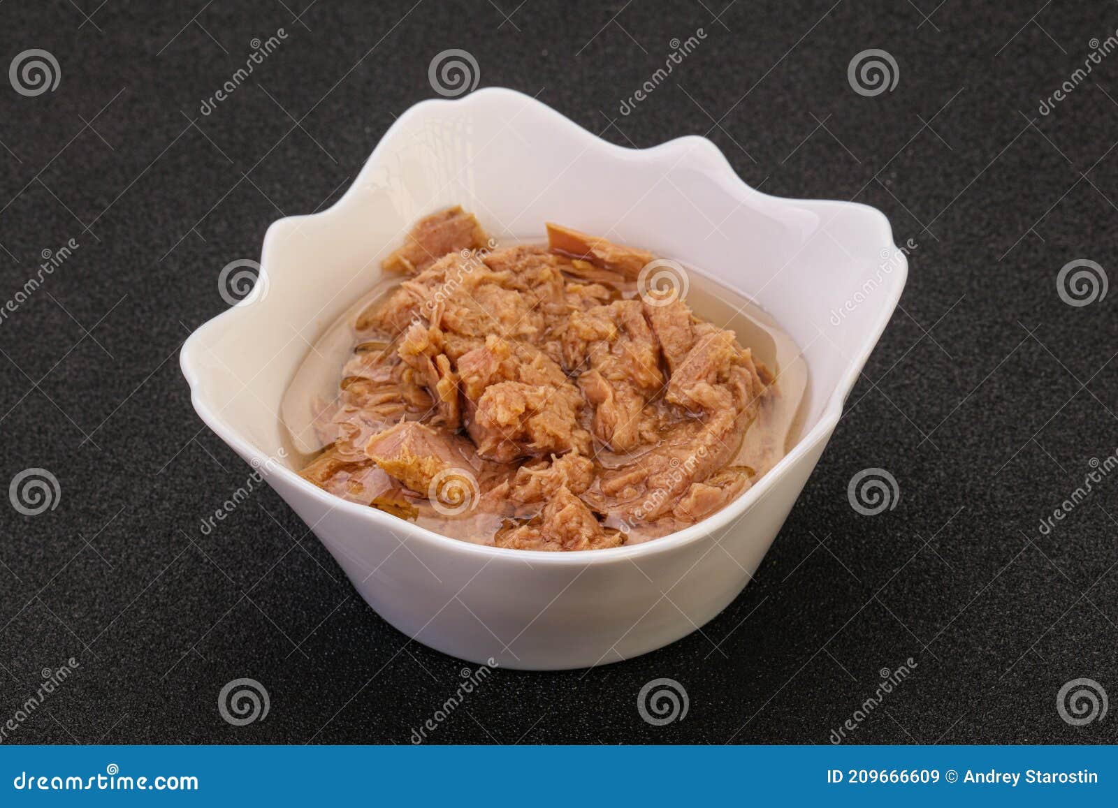 Filete De Atum Em Conserva Para Salada Imagem de Stock - Imagem de ...