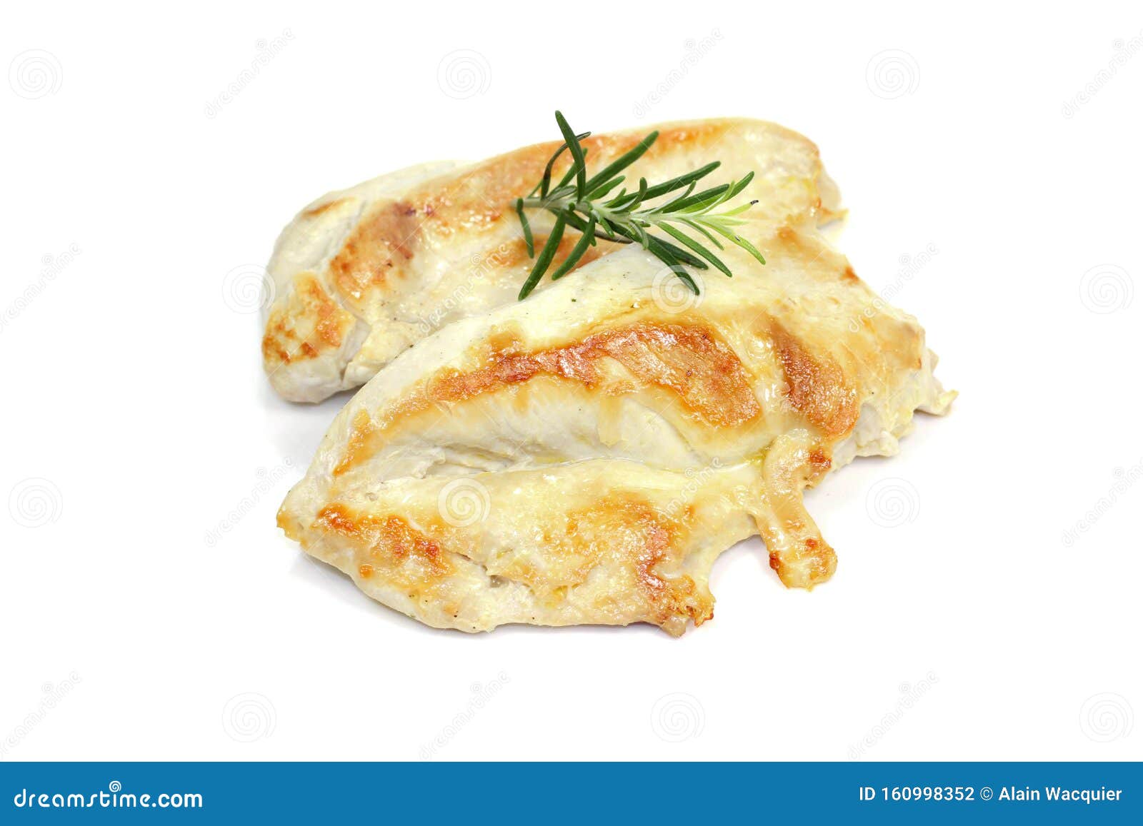 Filete de frango cozido foto de stock. Imagem de faixa - 160998352