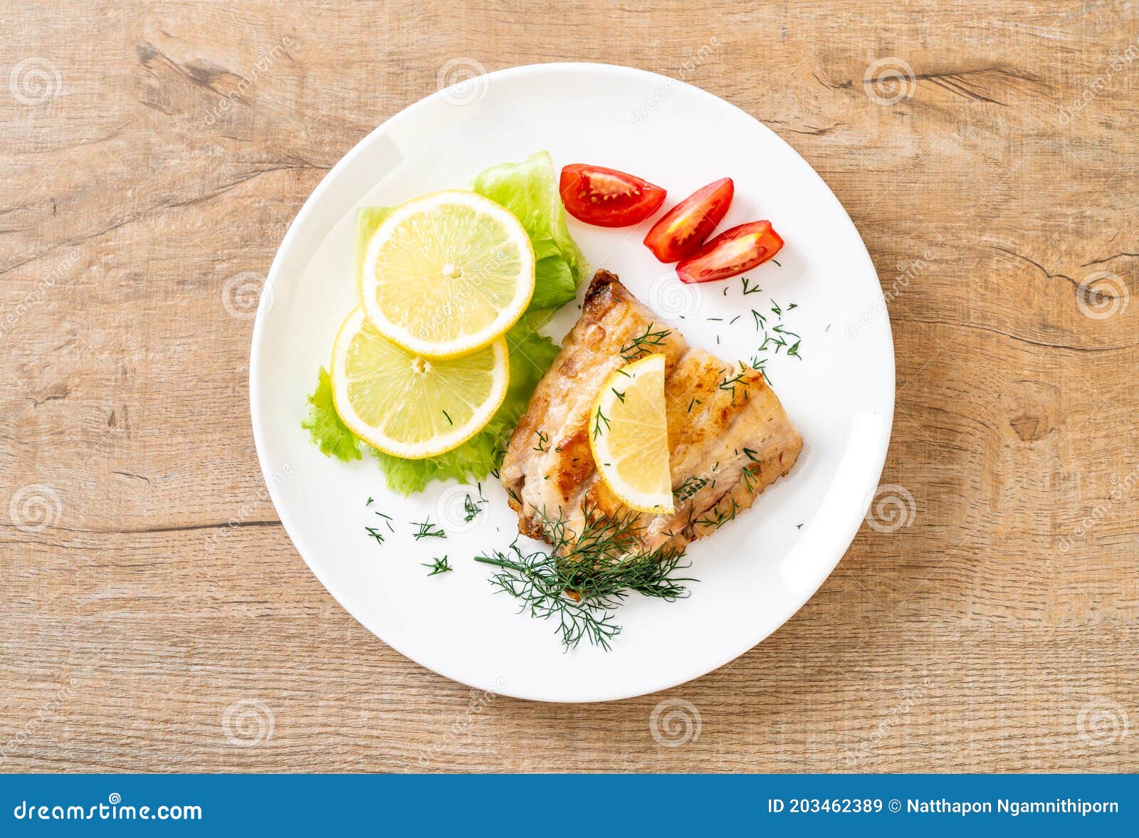 Filete de pargo imagen de archivo. Imagen de salmones - 203462389