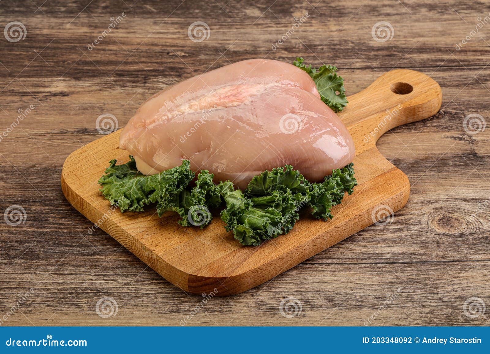 Filete De Pechuga De Pollo Sin Piel Foto de archivo - Imagen de ...