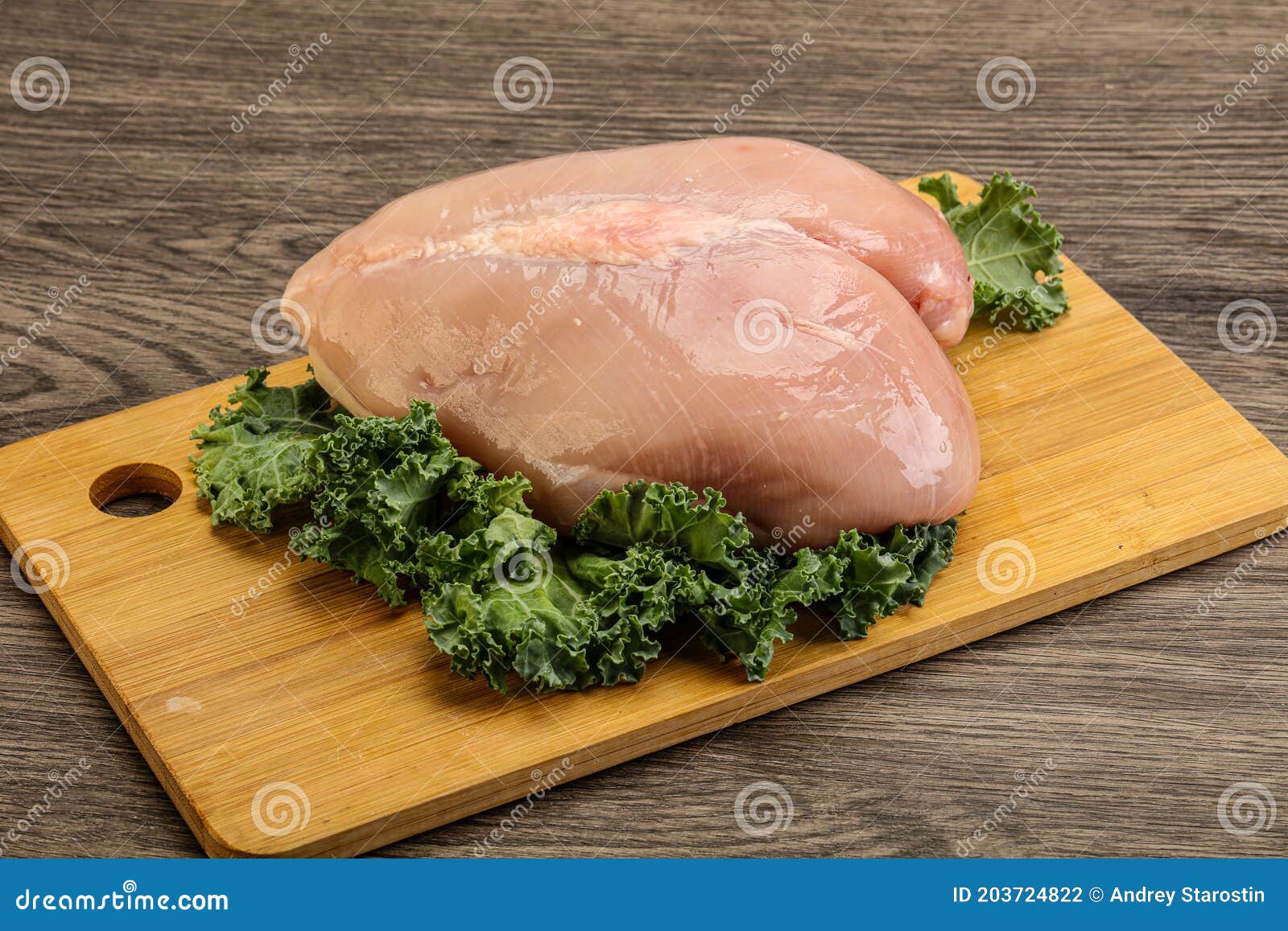 Filete De Pechuga De Pollo Sin Piel Foto de archivo - Imagen de pollo ...