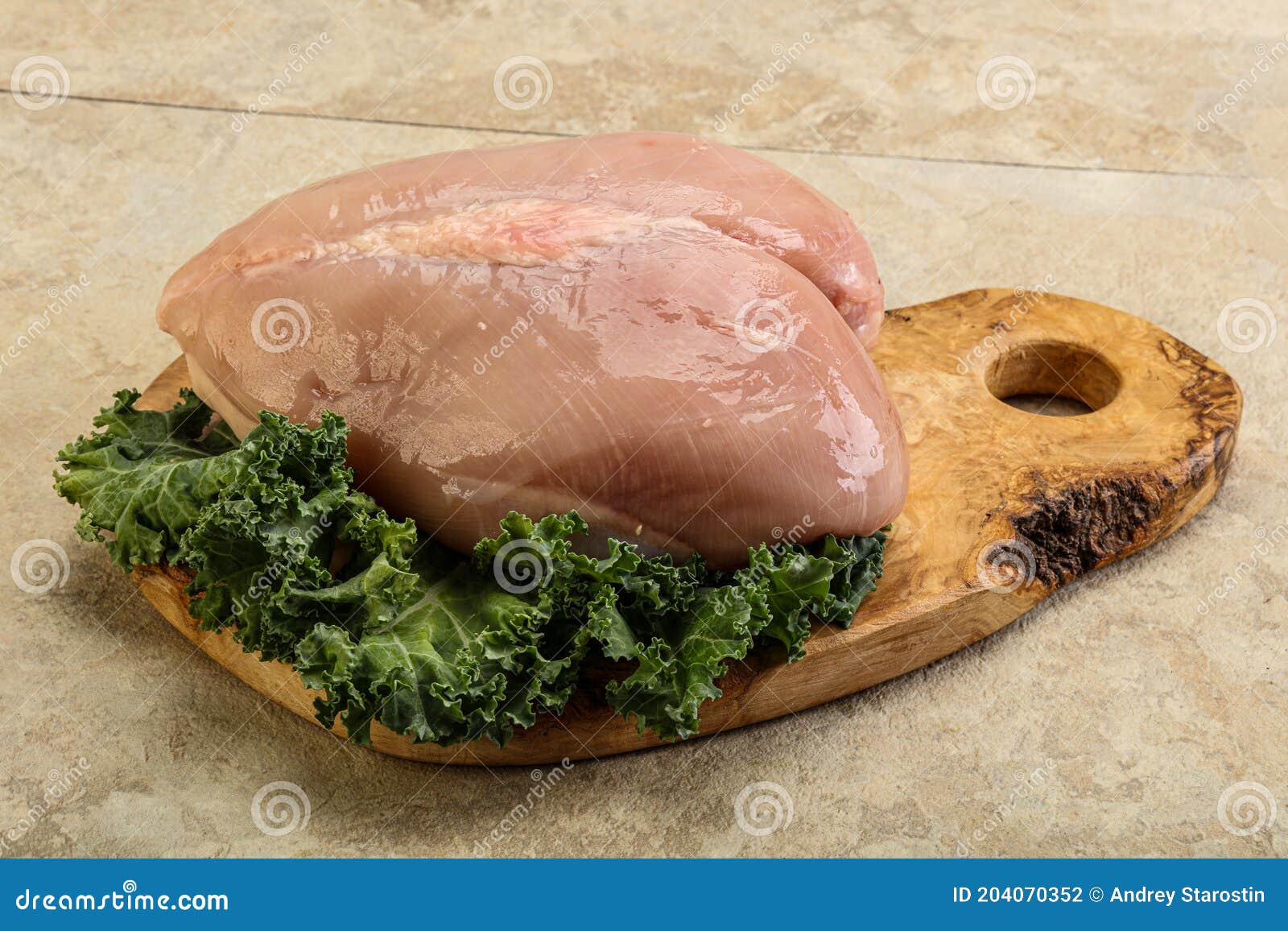 Filete De Pechuga De Pollo Sin Piel Foto de archivo - Imagen de ...