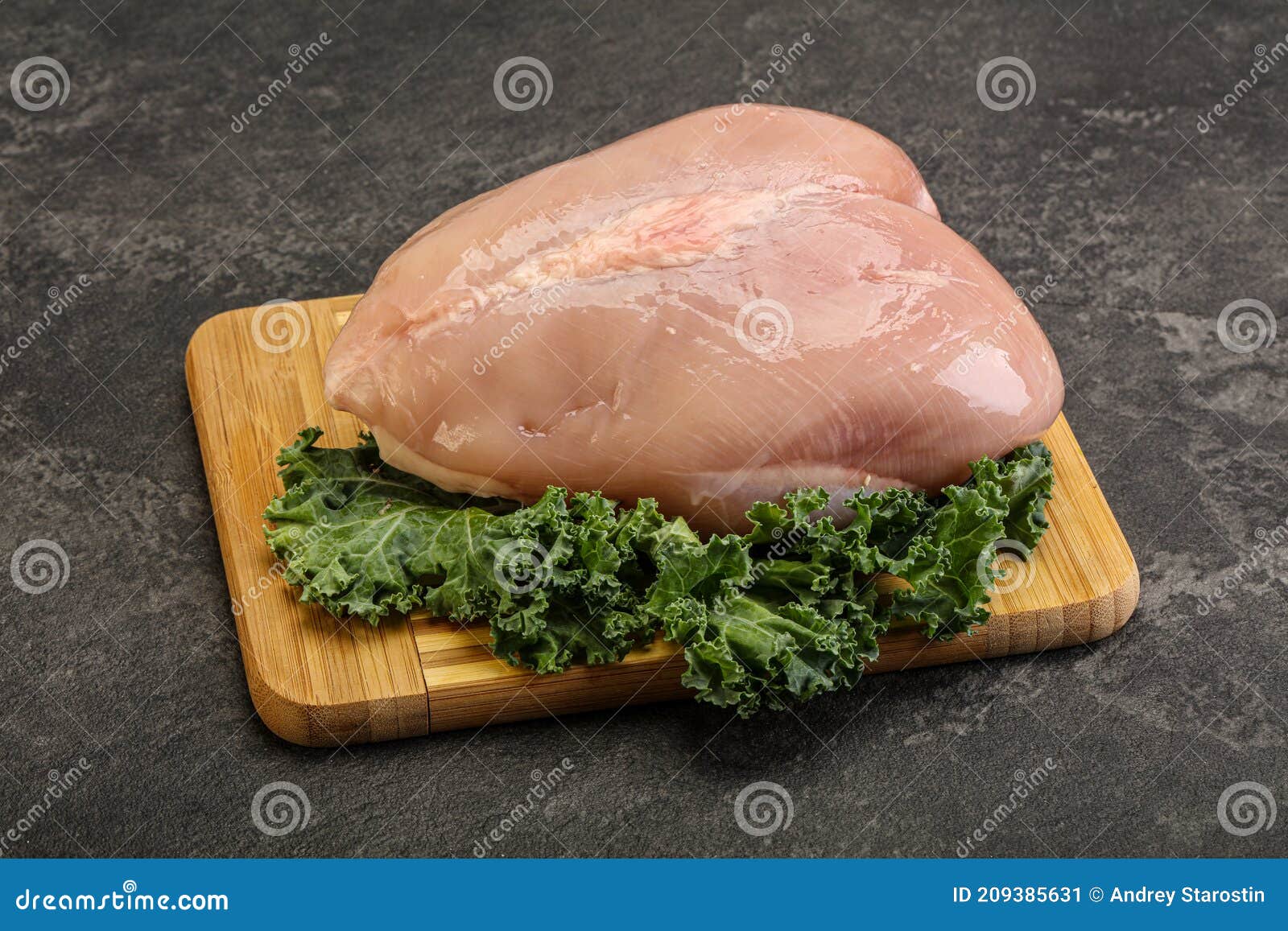 Filete De Pechuga De Pollo Sin Piel Imagen de archivo - Imagen de cena ...