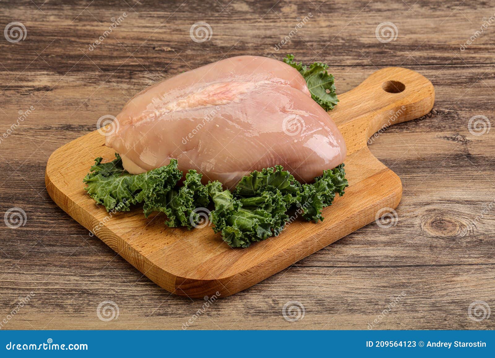 Filete De Pechuga De Pollo Sin Piel Imagen de archivo - Imagen de pecho ...