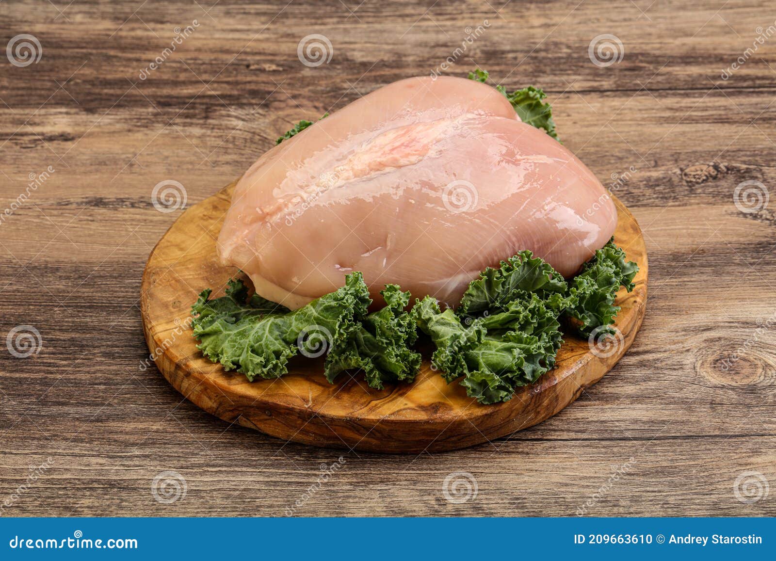 Filete De Pechuga De Pollo Sin Piel Foto de archivo - Imagen de pecho ...