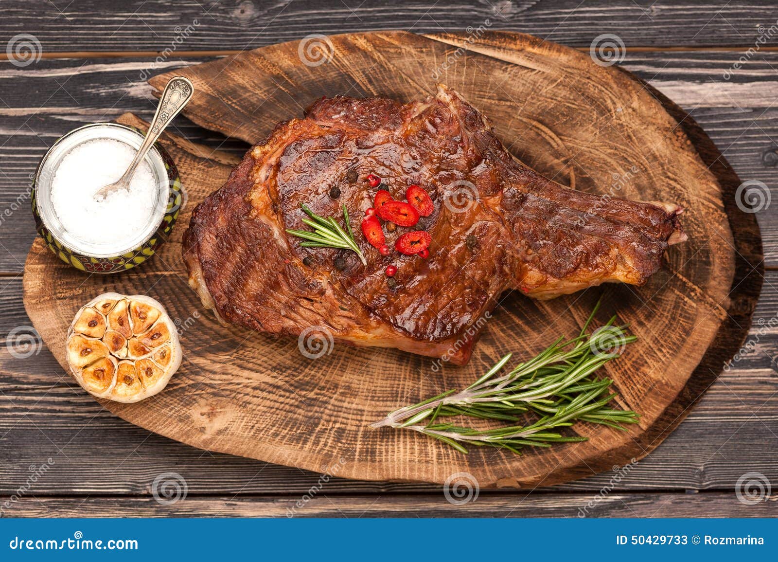 Filete De Ribeye De La Carne Imagen de archivo - Imagen de linda ...