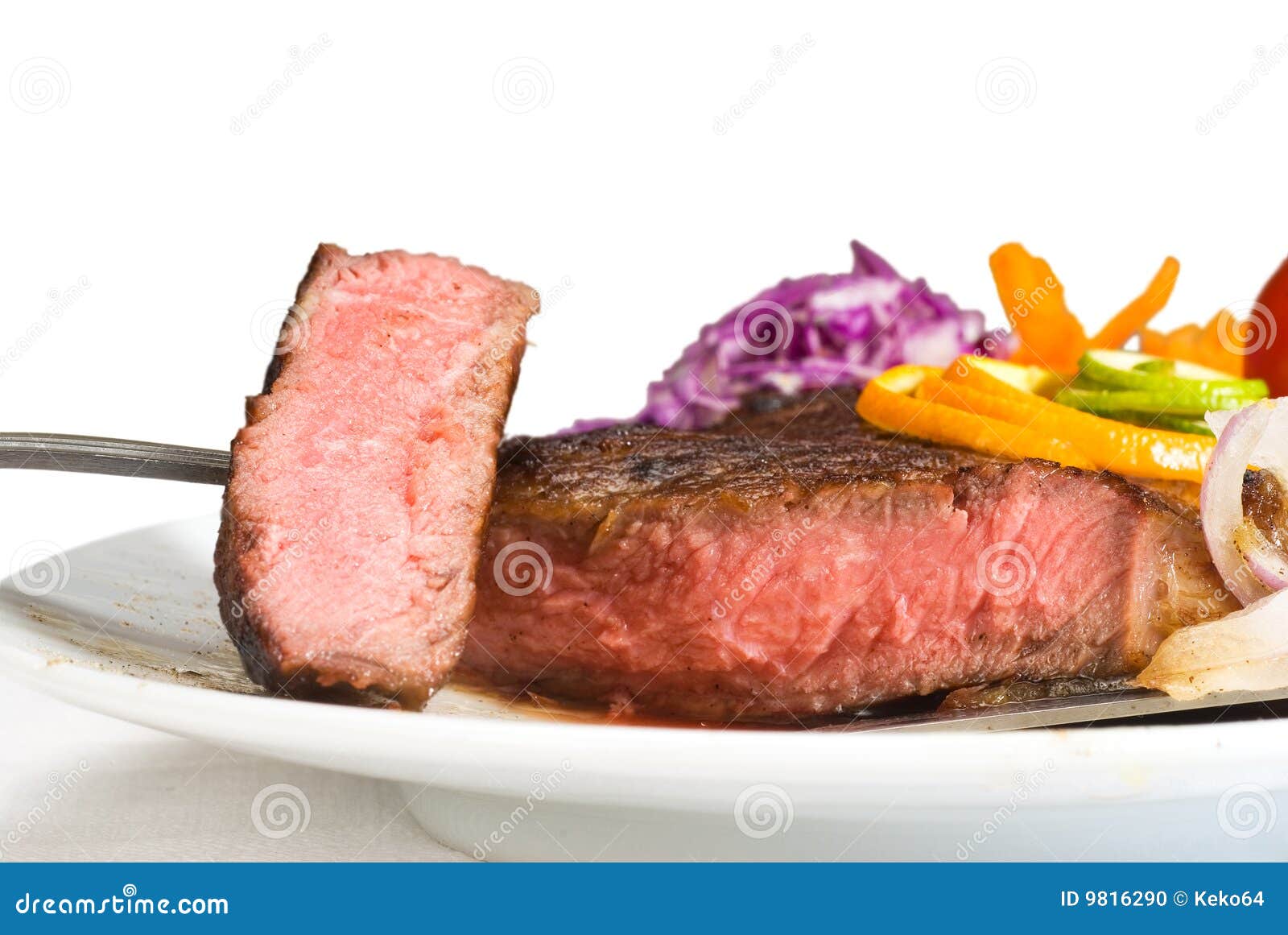 Filete Del Ribeye De La Carne De Vaca Foto de archivo - Imagen de ...