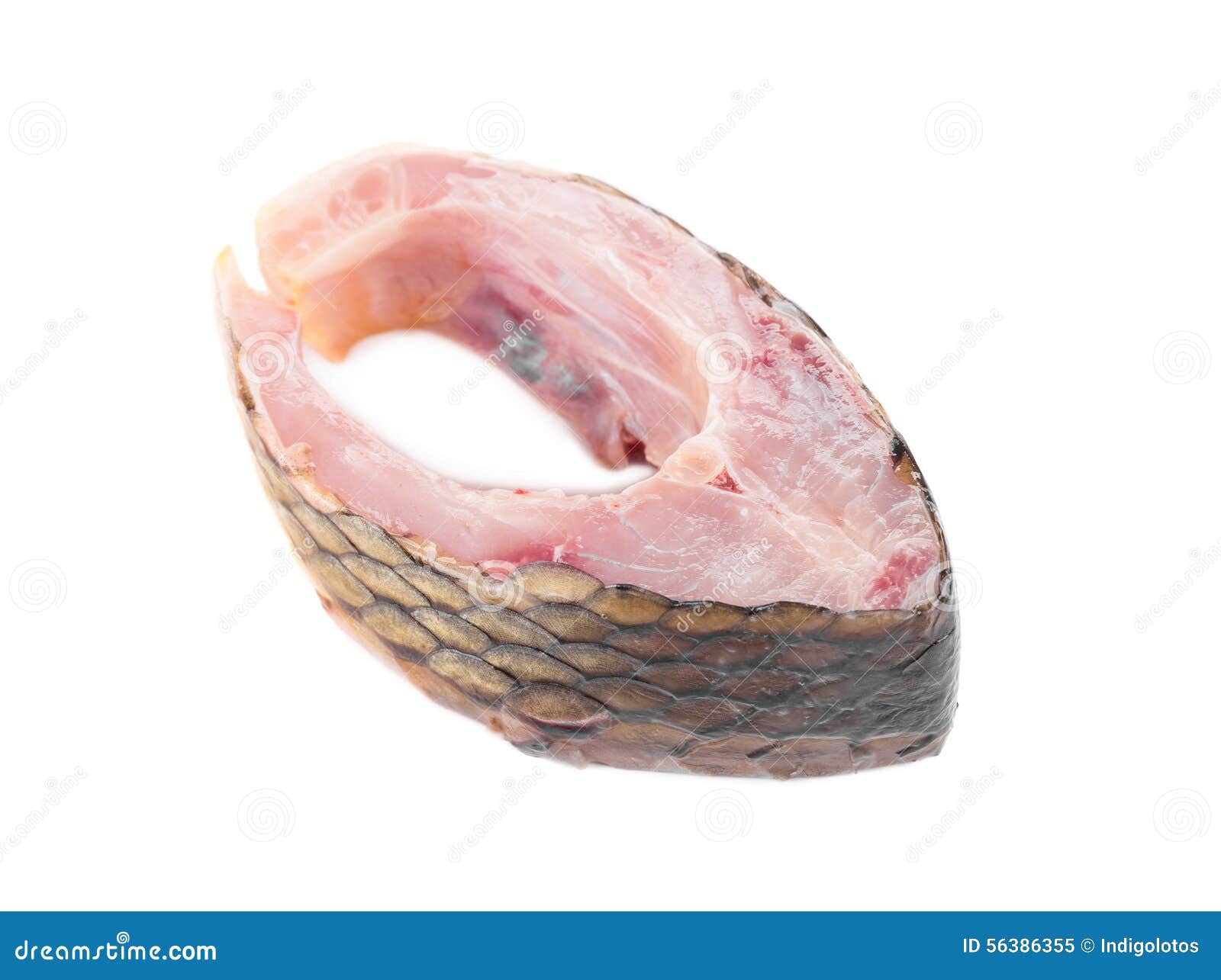 Filete fresco de la carpa imagen de archivo. Imagen de fino - 56386355