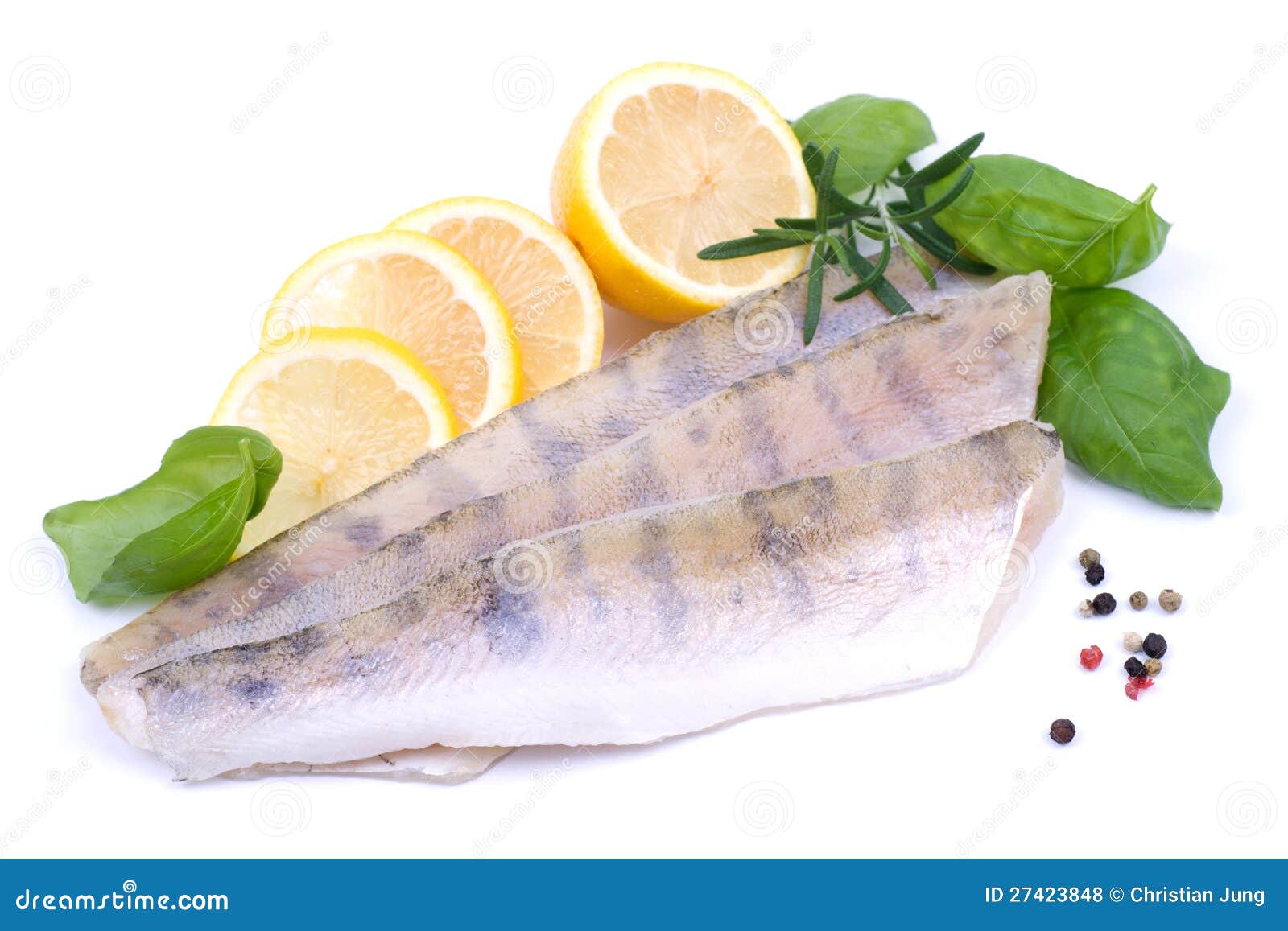Filete Fresco Del Pikeperch Foto de archivo - Imagen de comida, crudo ...