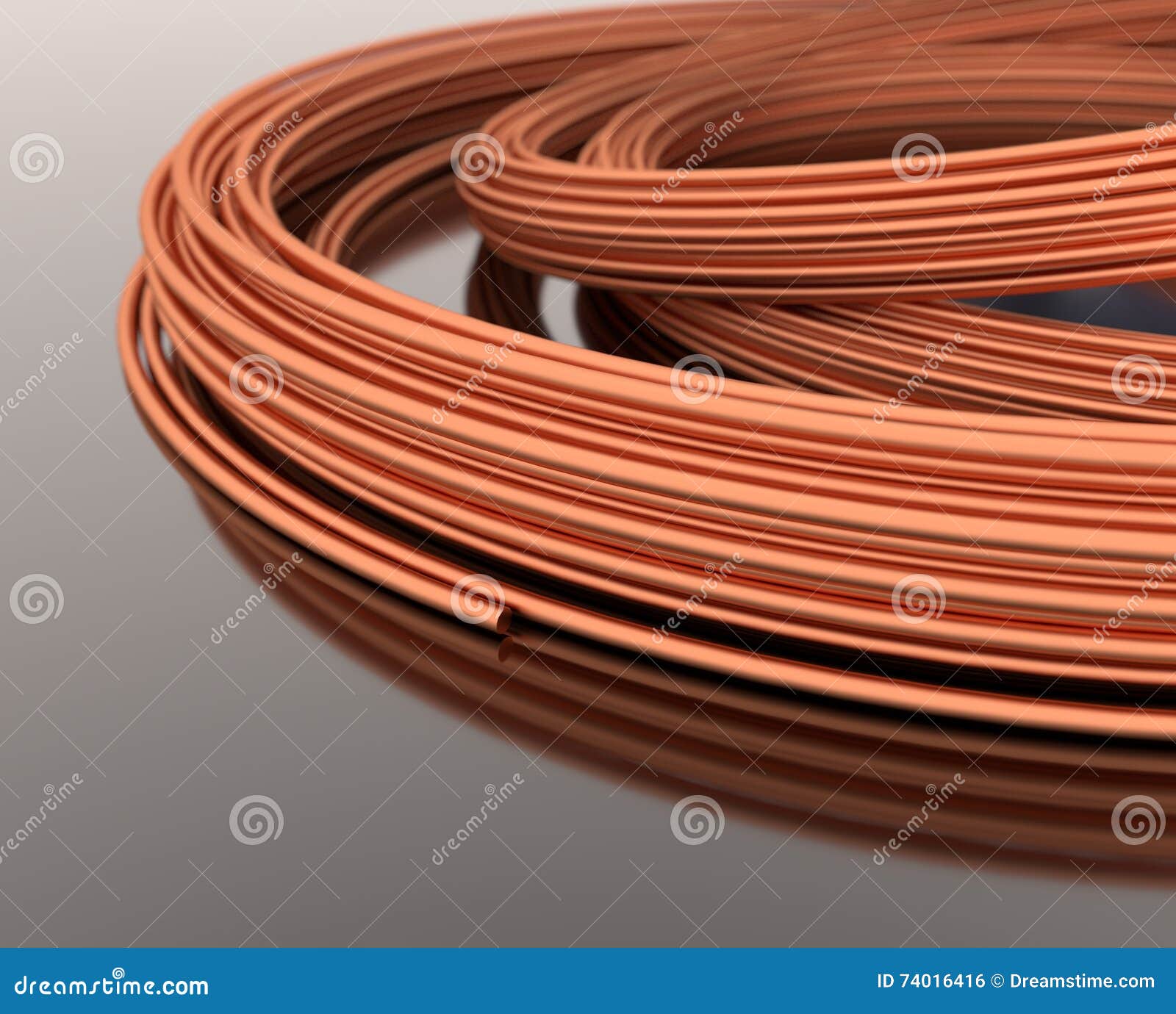 Fili Di Rame - Illustrazione 3d Illustrazione di Stock - Illustrazione ...