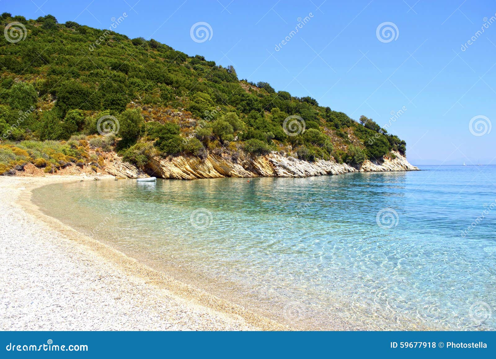 Filiatro Beach Ithaca Island Greece Royalty-Free Stock Photo ...