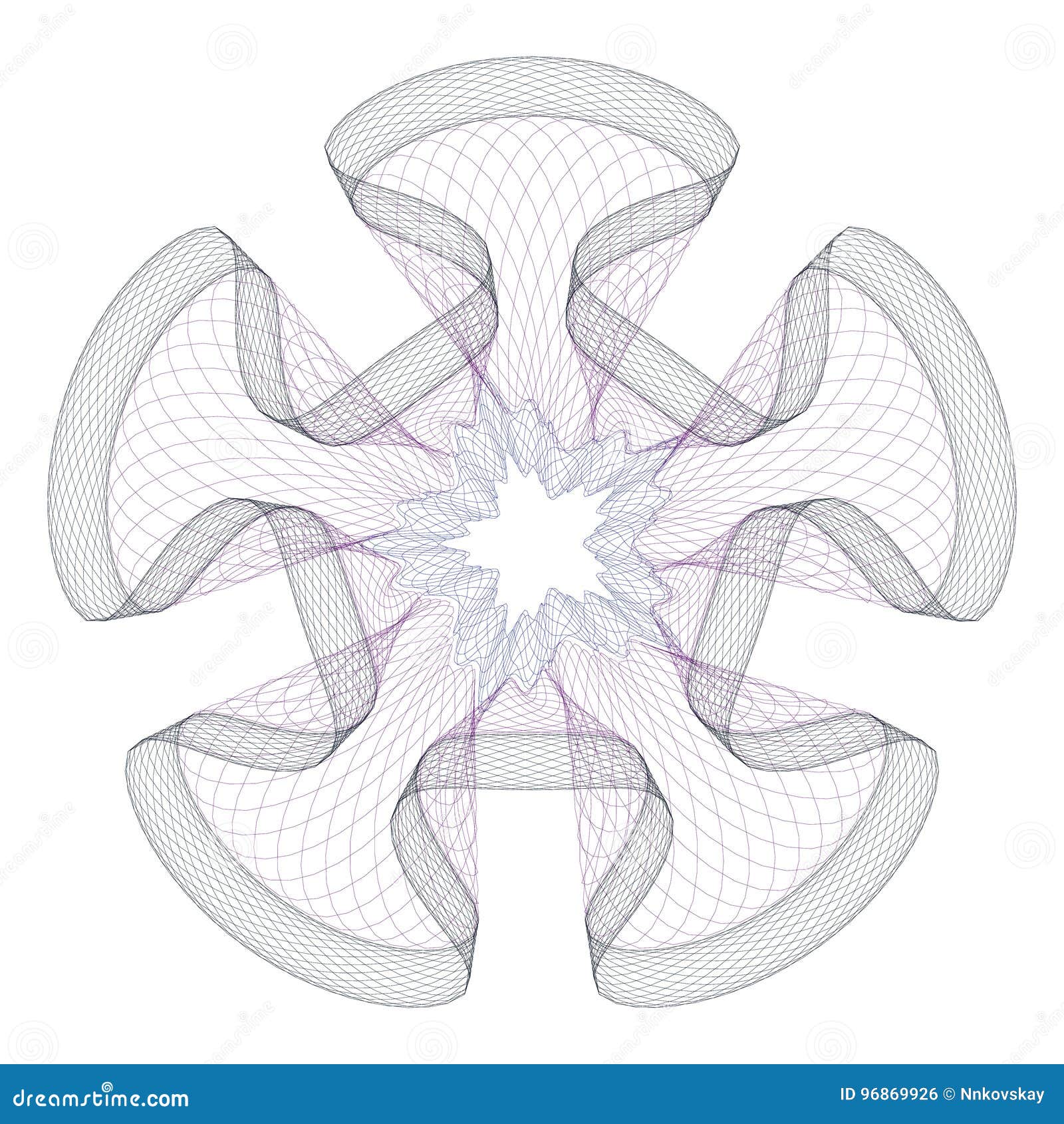 Filigrane Pour Le Certificat Illustration de Vecteur - Illustration du ...