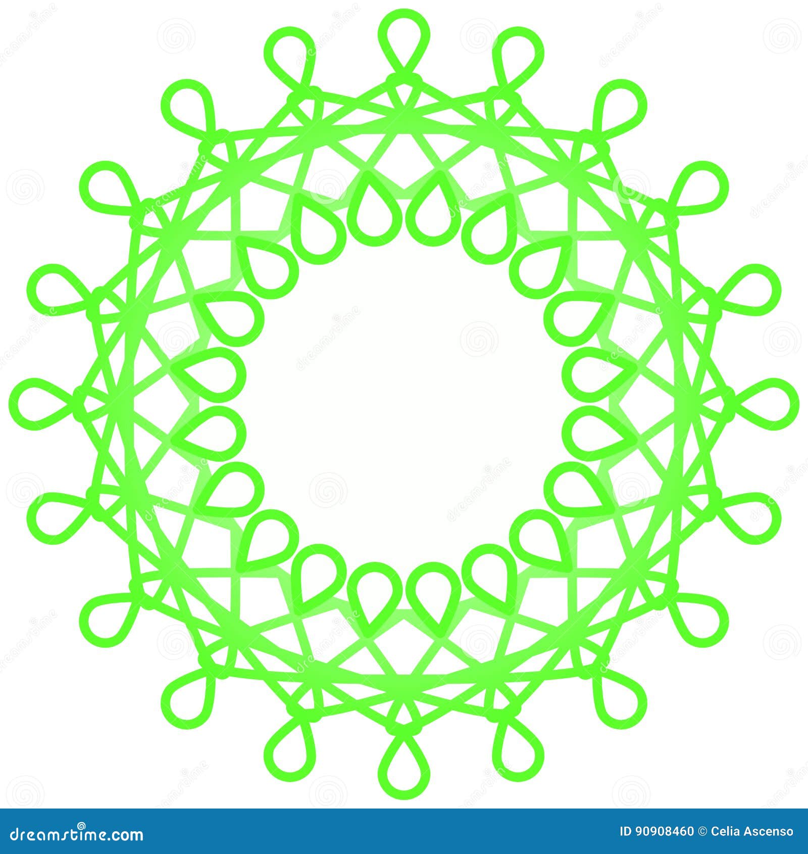 Filigree circular frame stock illustration. Illustration of drop - 90908460