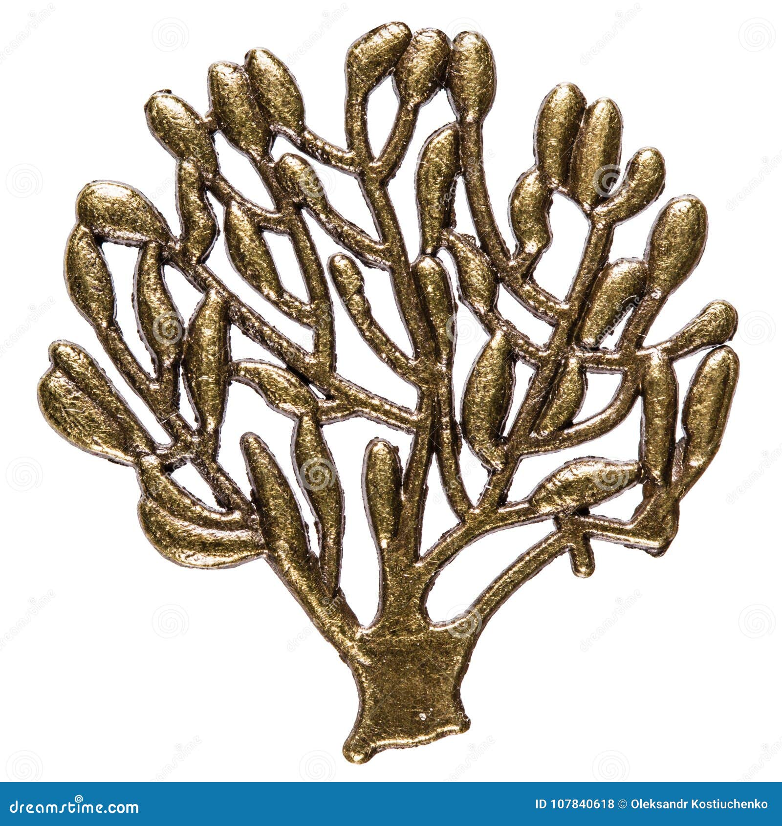 Filigree in the Form of a Tree, Decorative Element for Manual Work ...