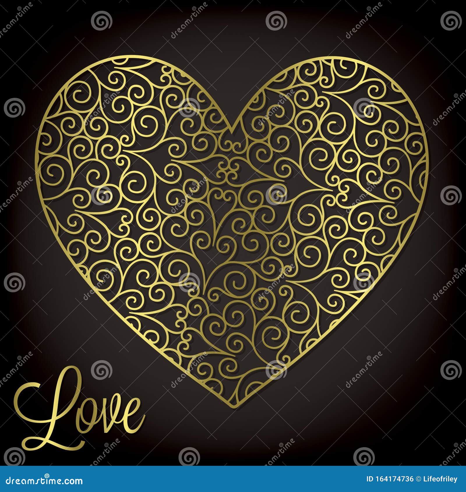 Elegant Filigree Border Vector | CartoonDealer.com #197088109