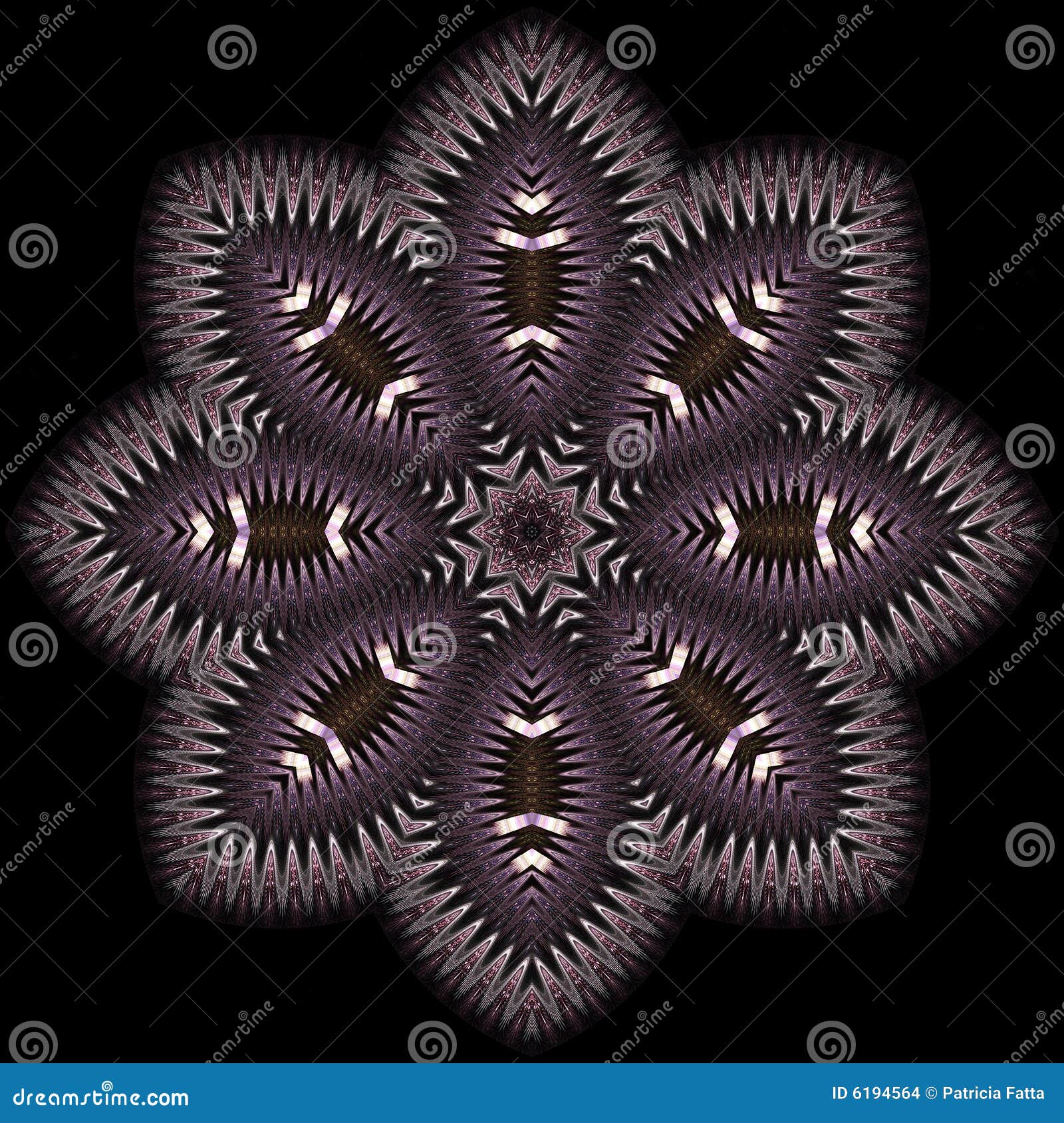 Filigree star flower stock illustration. Illustration of graphics - 6194564