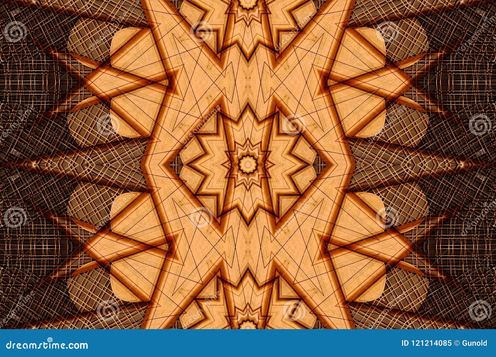 Filigree Wooden Fantasy Structure Stock Illustration - Illustration of ...