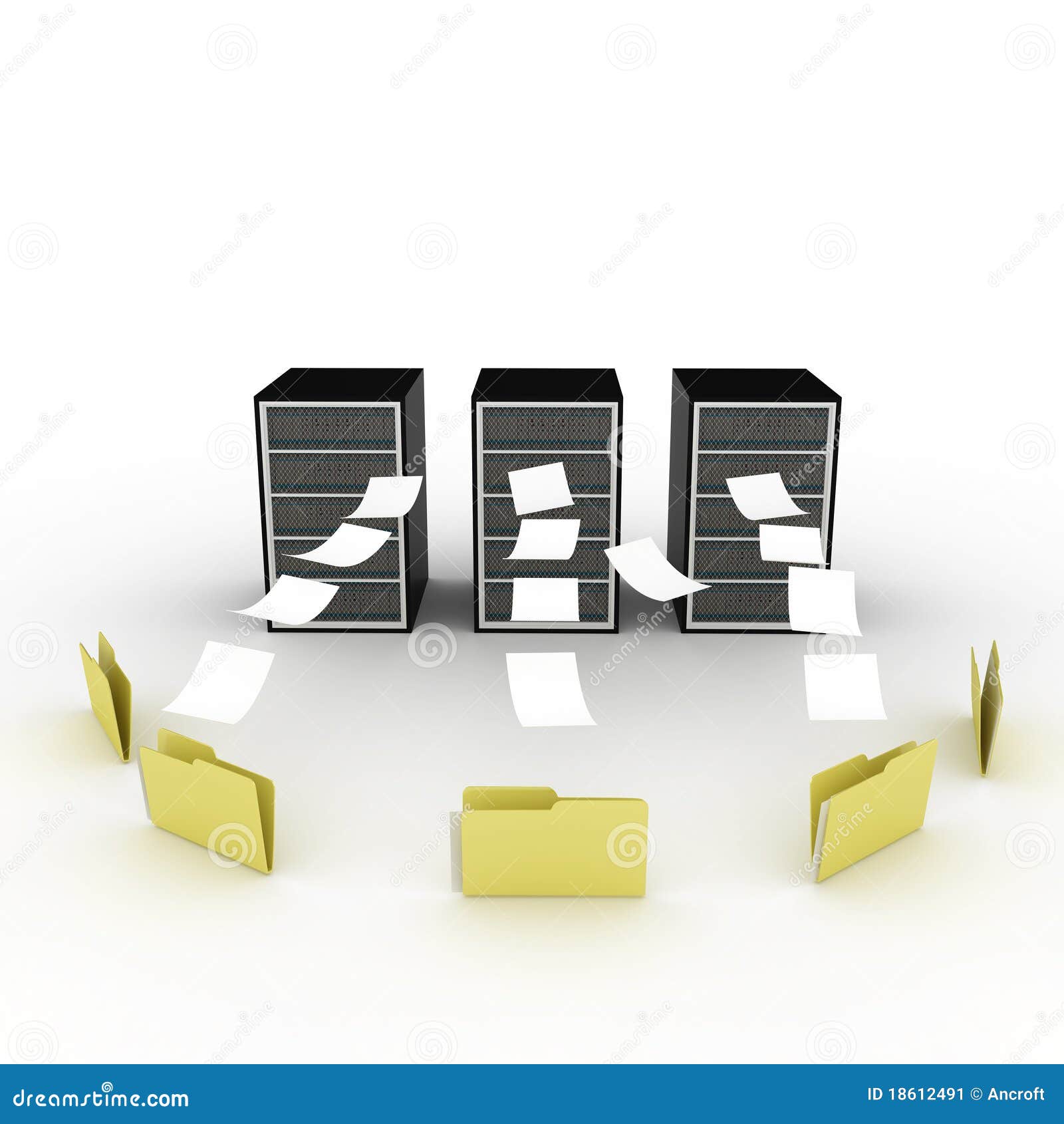 Filing stock illustration. Illustration of communication - 18612491