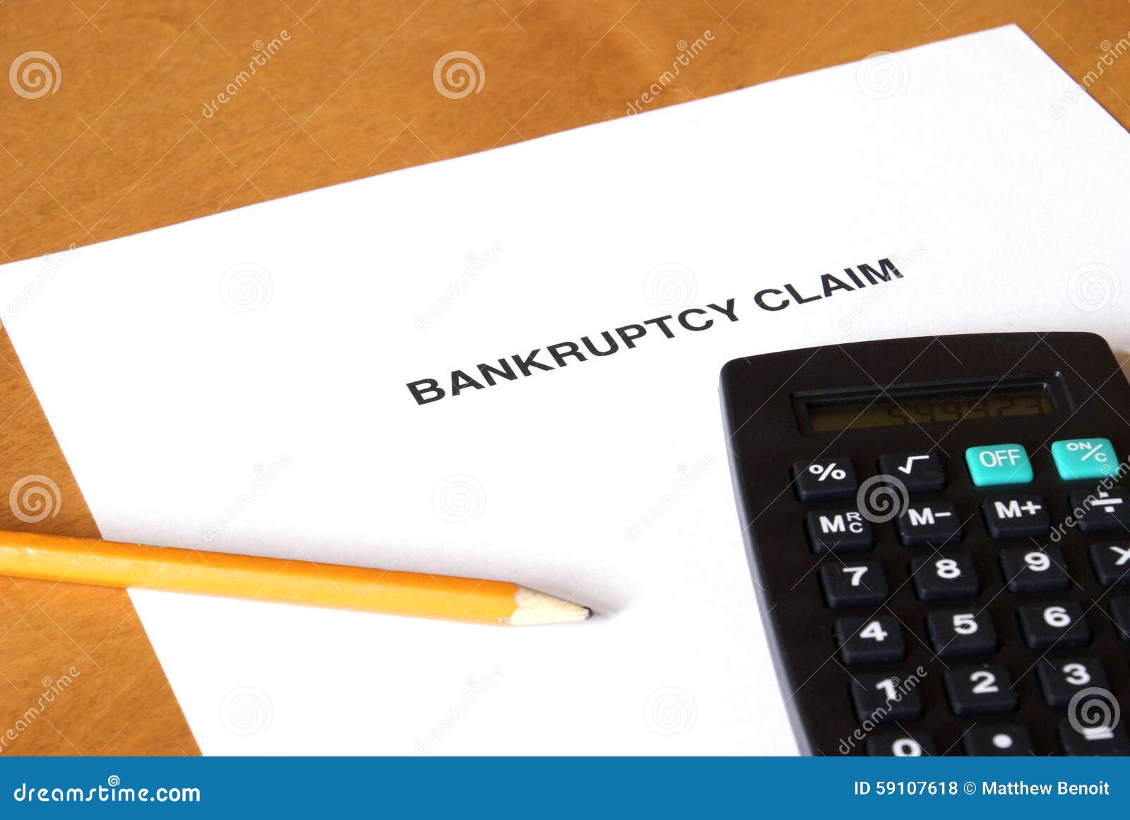 Filing for Bankruptcy stock photo. Image of business - 59107618