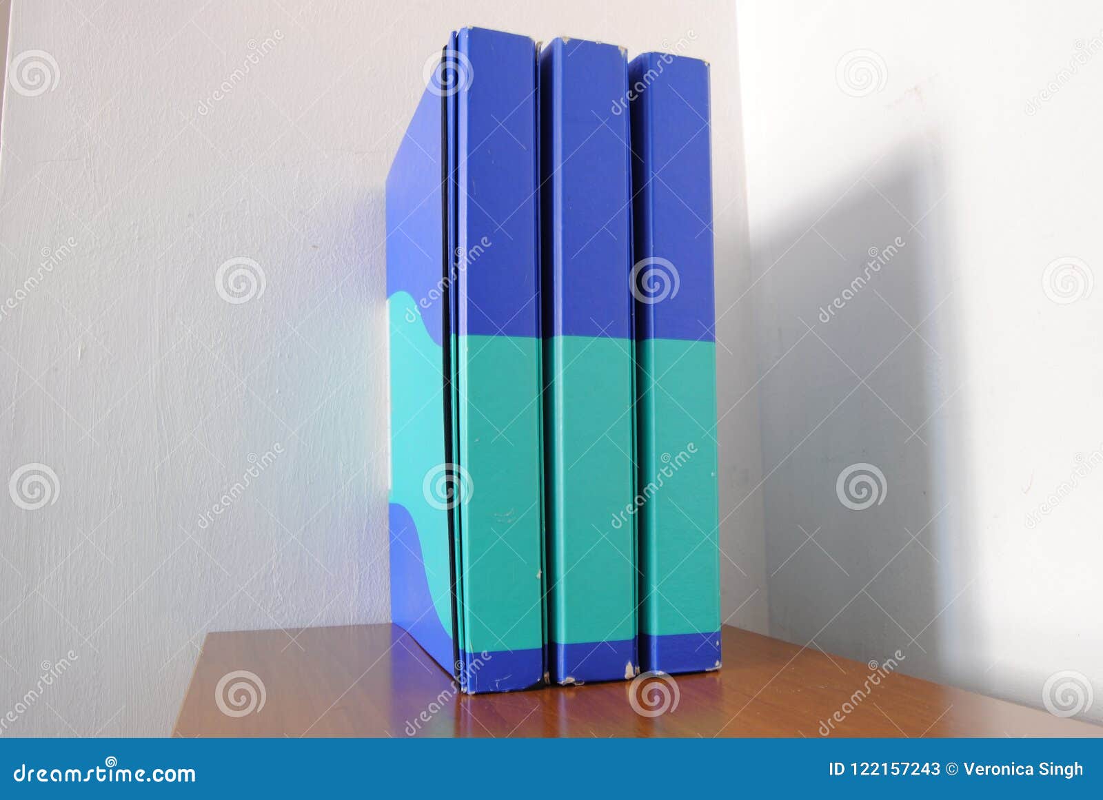 Filing Boxes at Three on a Shelf Stock Image - Image of filing, wooden ...
