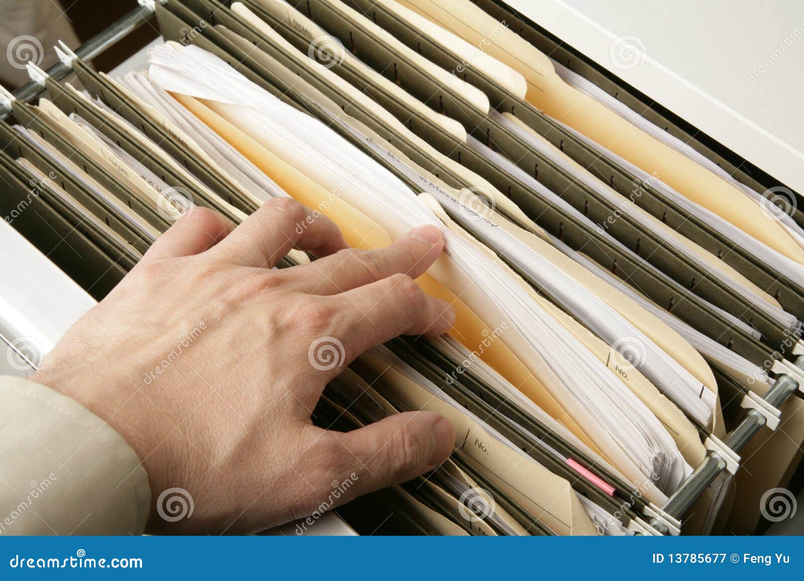 Filing Cabinet And Shredded Paper Stock Image | CartoonDealer.com #39126547
