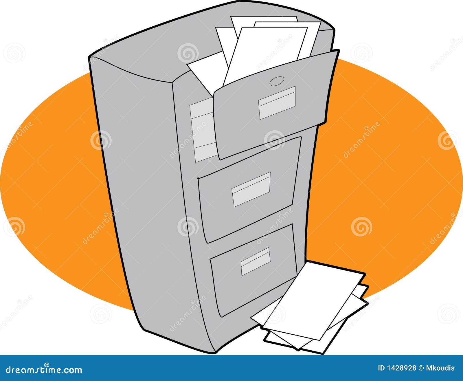 Filing Cabinet Stock Image | CartoonDealer.com #1201327