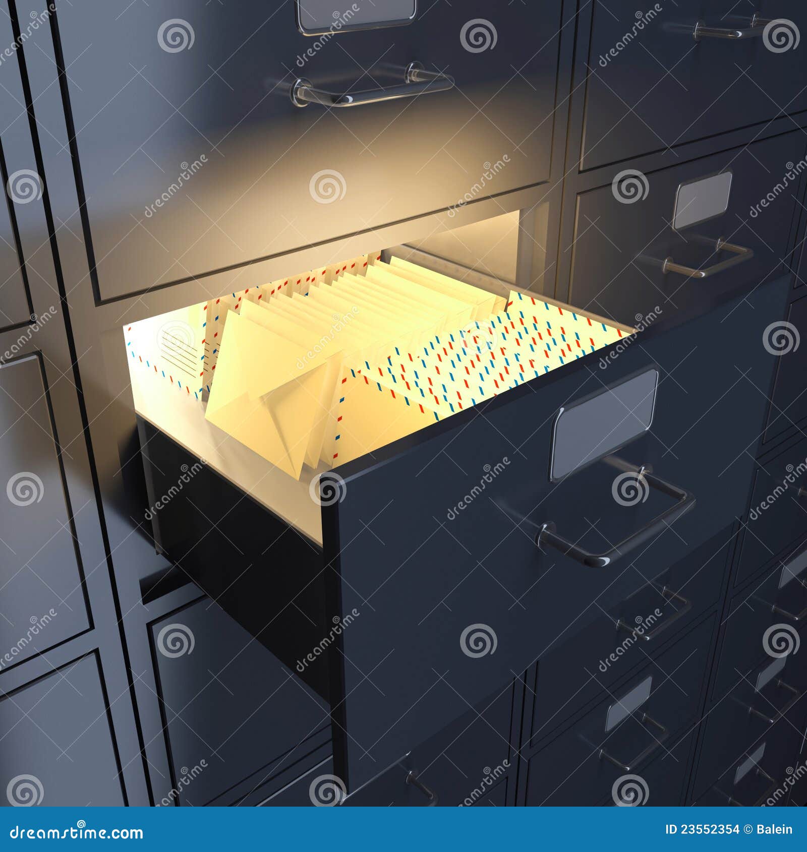 Filing cabinet stock illustration. Illustration of finance - 23552354