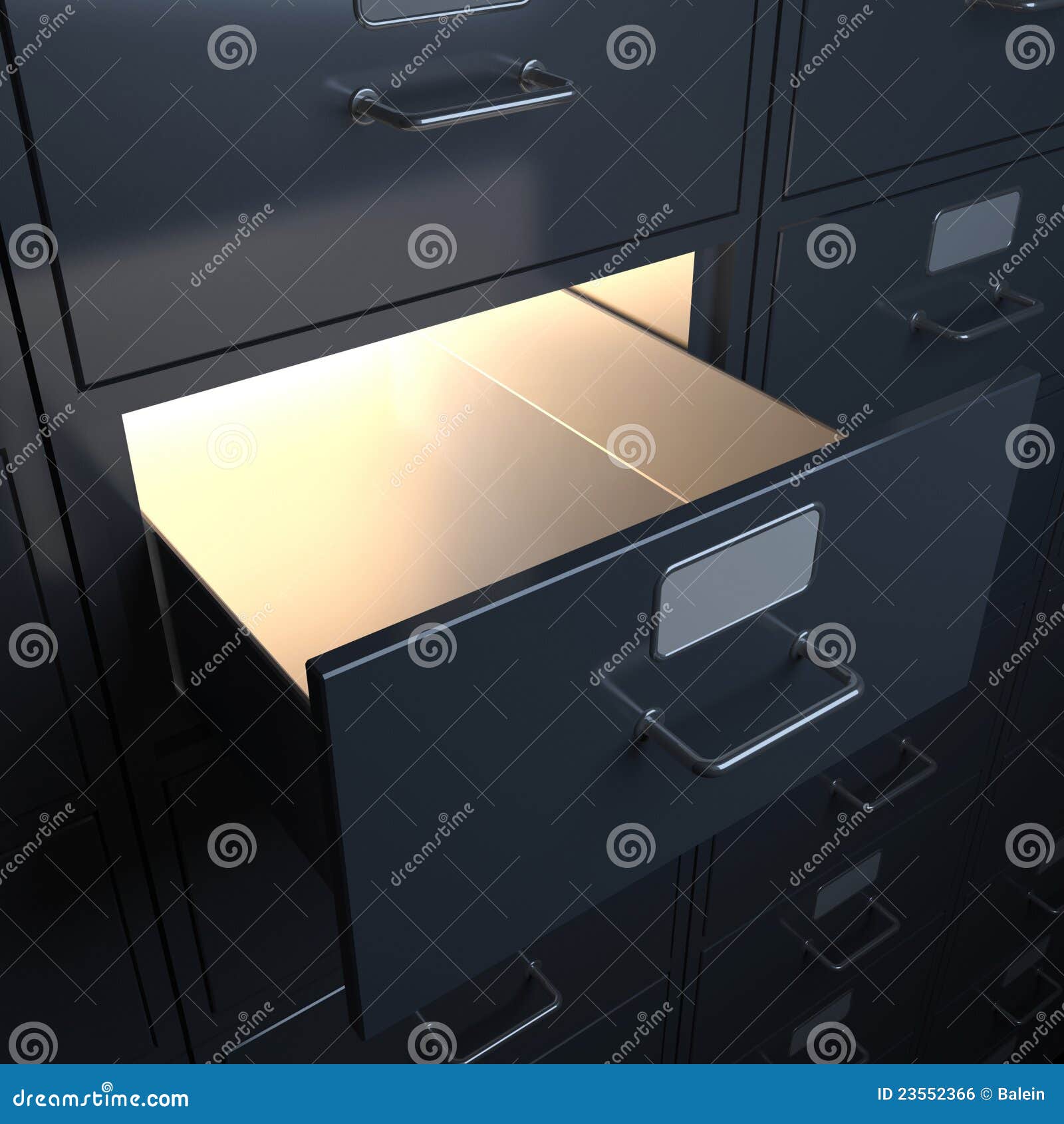 Filing cabinet stock illustration. Illustration of information - 23552366