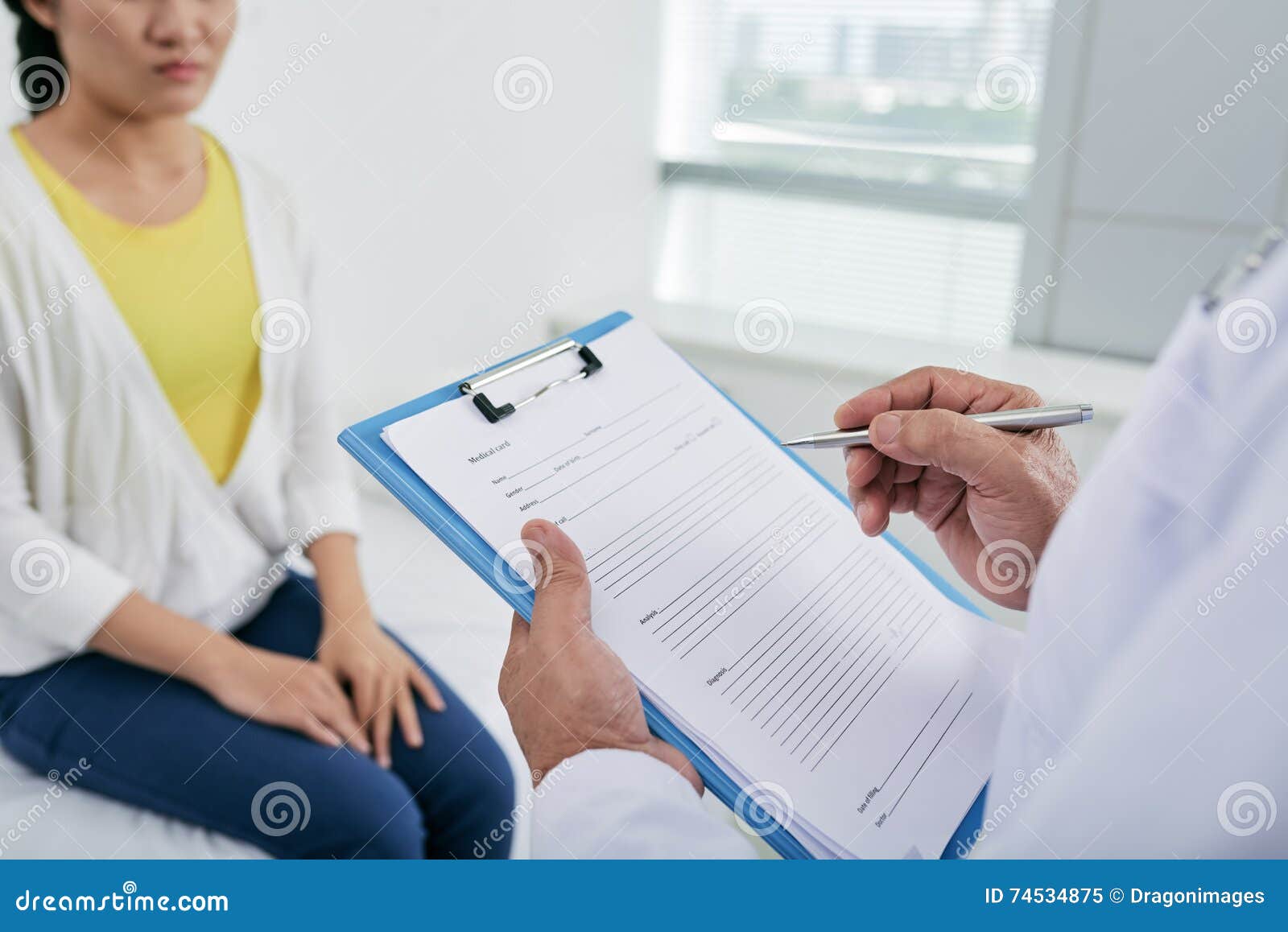 Filing medical documents stock image. Image of survey - 74534875
