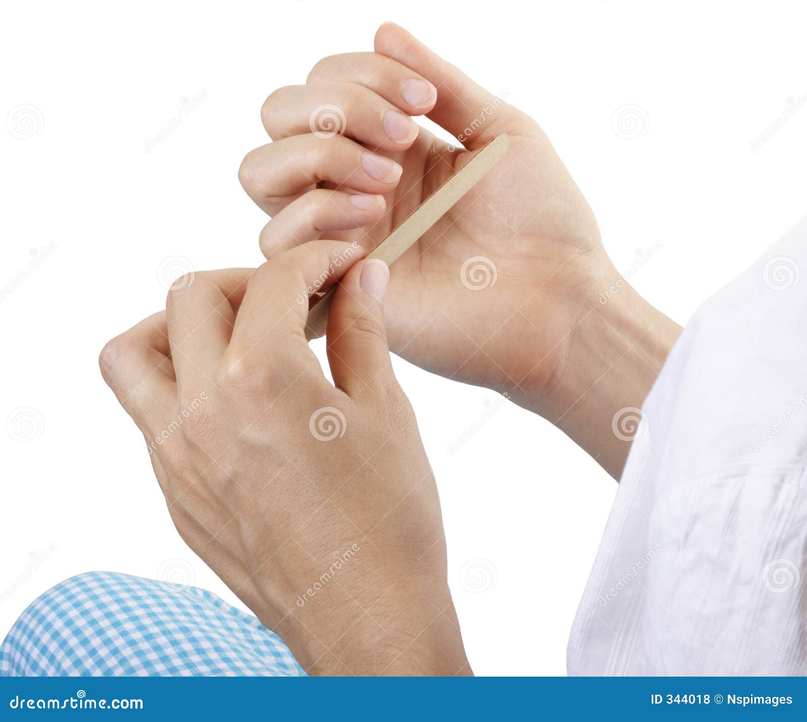 Filing nails stock photo. Image of fingernail, caucasian - 344018