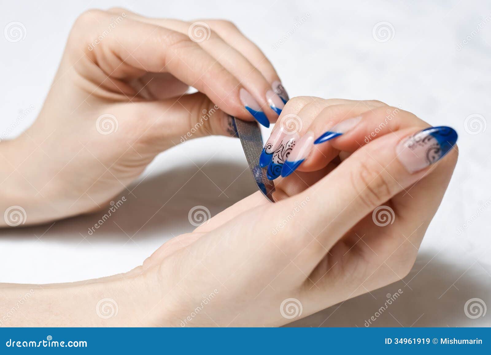 Filing nails stock image. Image of file, fingernail, nails - 34961919