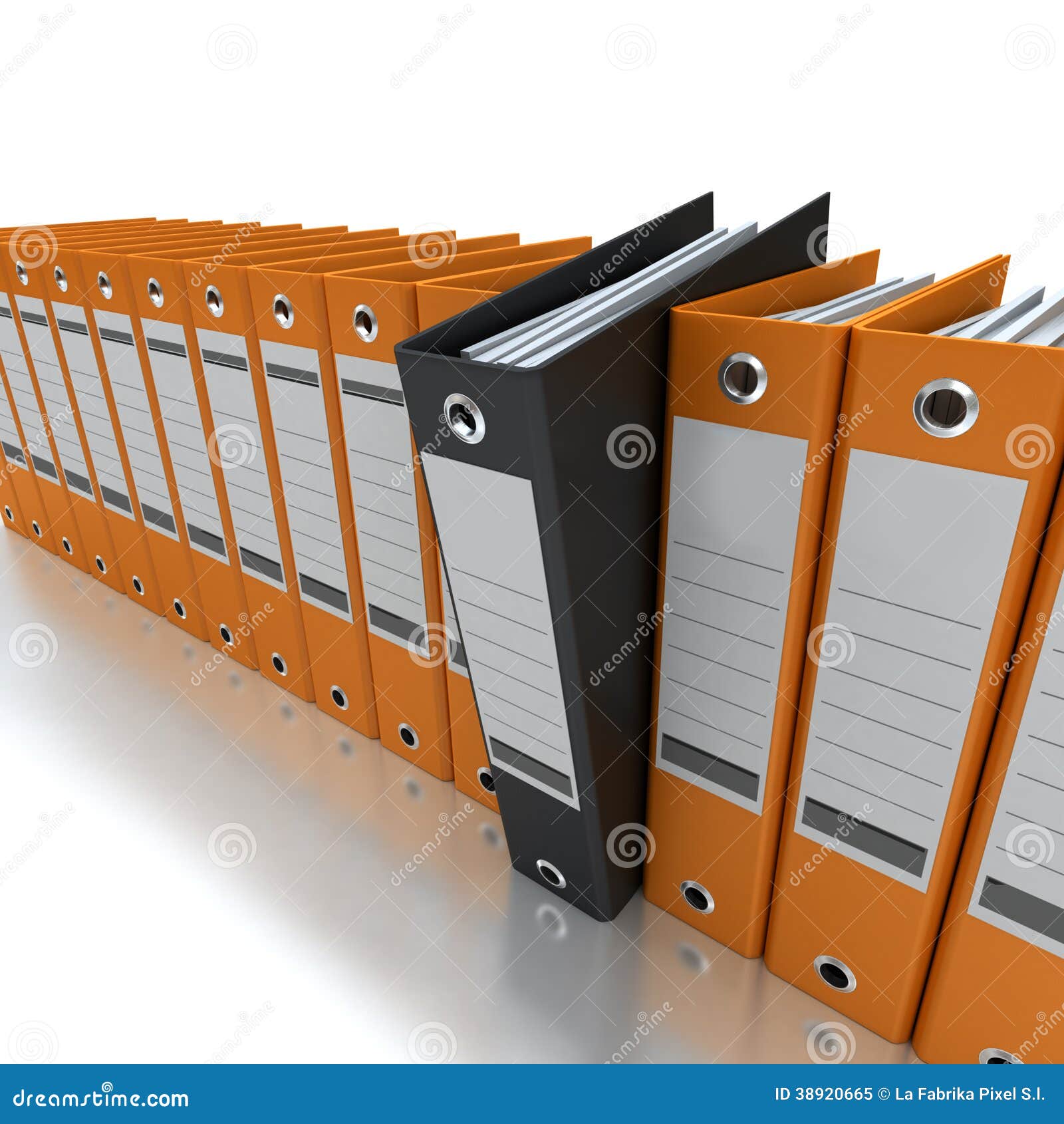 Filing and Organizing Information Stock Image - Image of organize ...