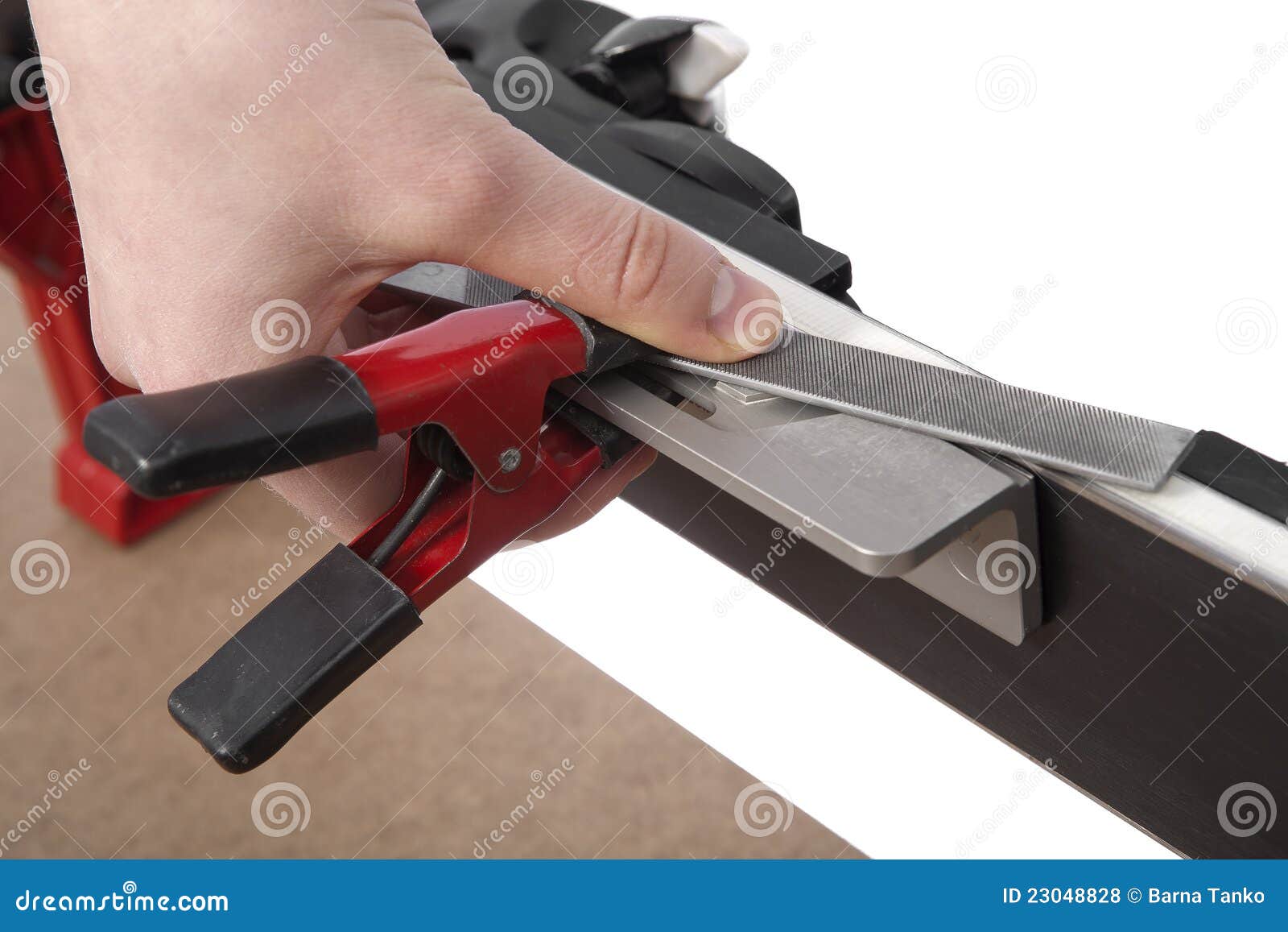 Filing race ski edge stock photo. Image of guide, race - 23048828